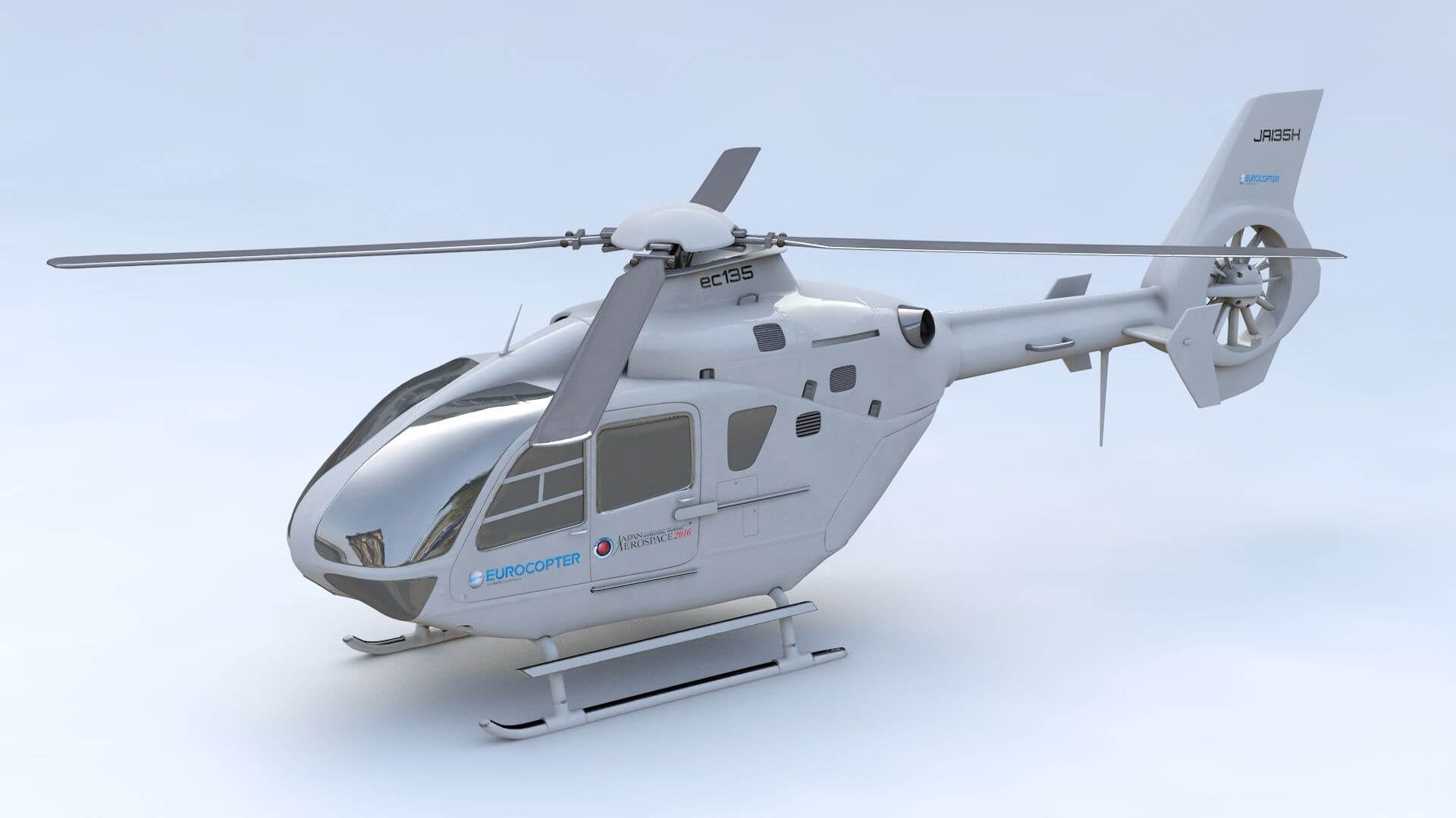 Eurocopter EC135 - 3D Model by 3dstudio