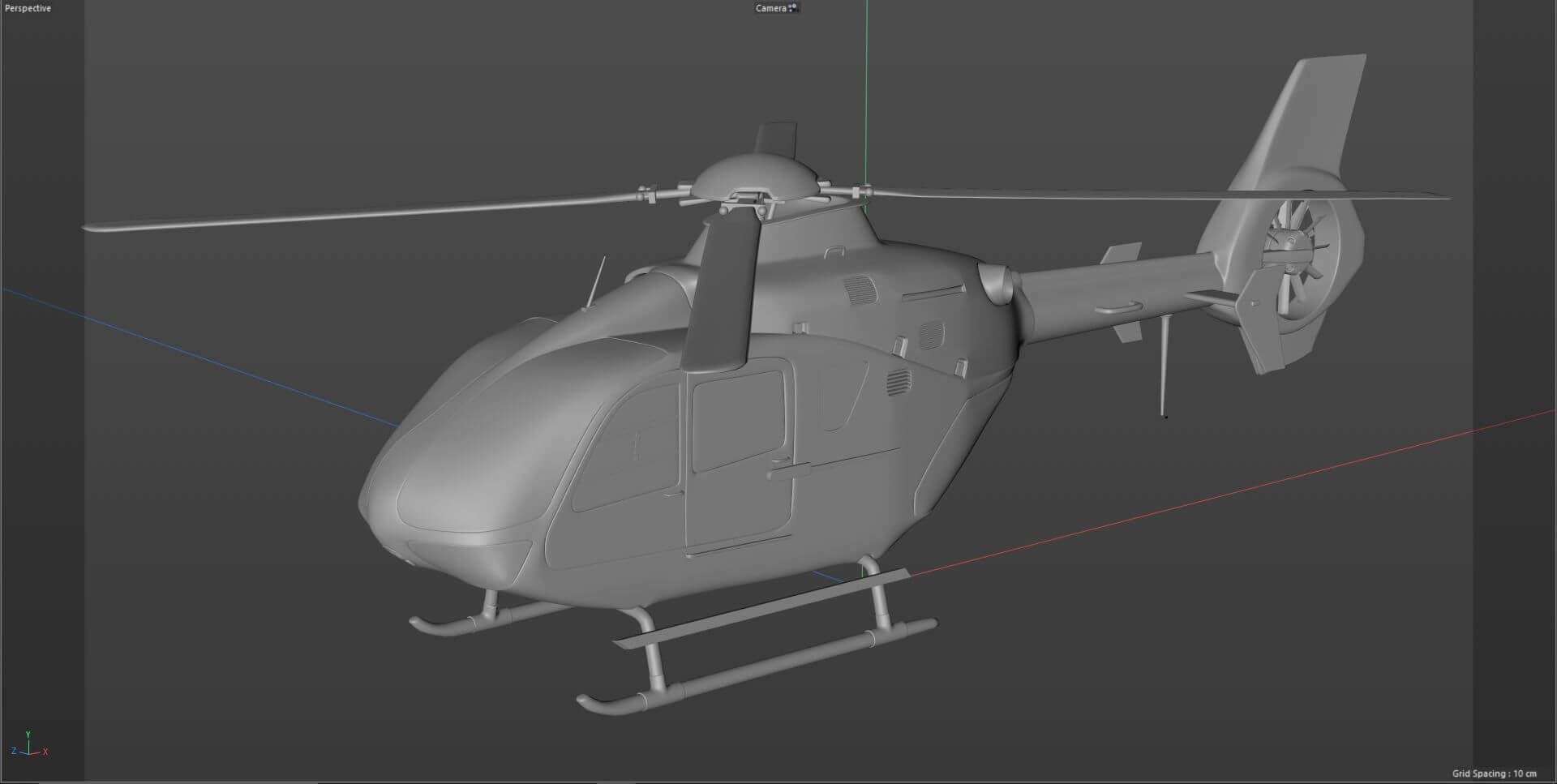 Eurocopter EC135 - 3D Model by 3dstudio