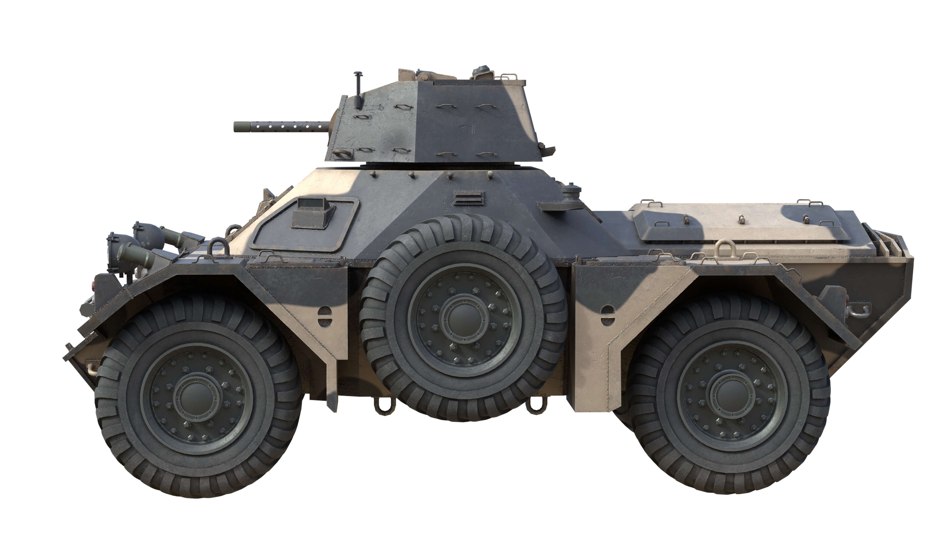 Ferret MK 2 Armored Car - 3D Model by 3dstudio
