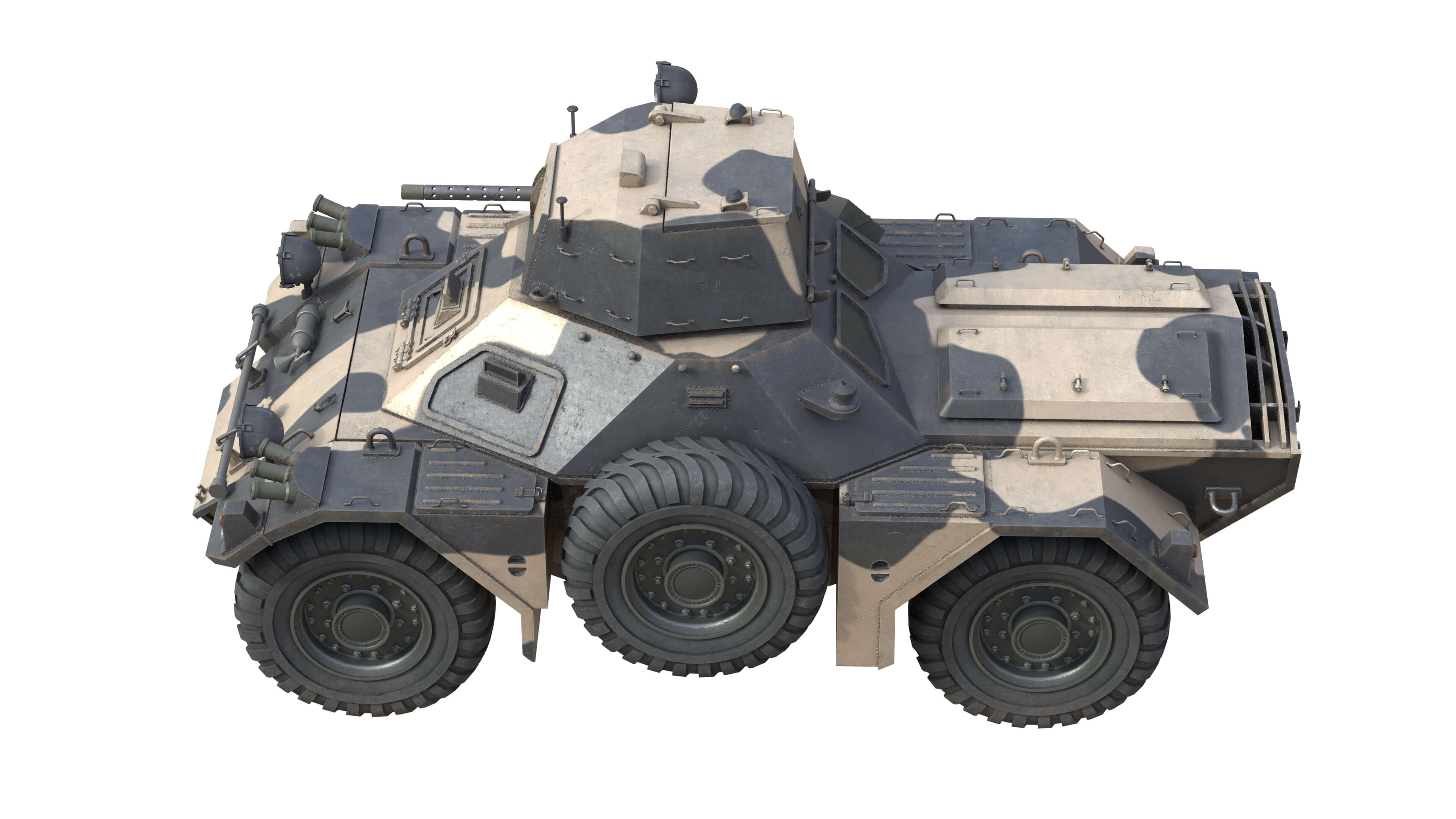Ferret MK 2 Armored Car - 3D Model by 3dstudio