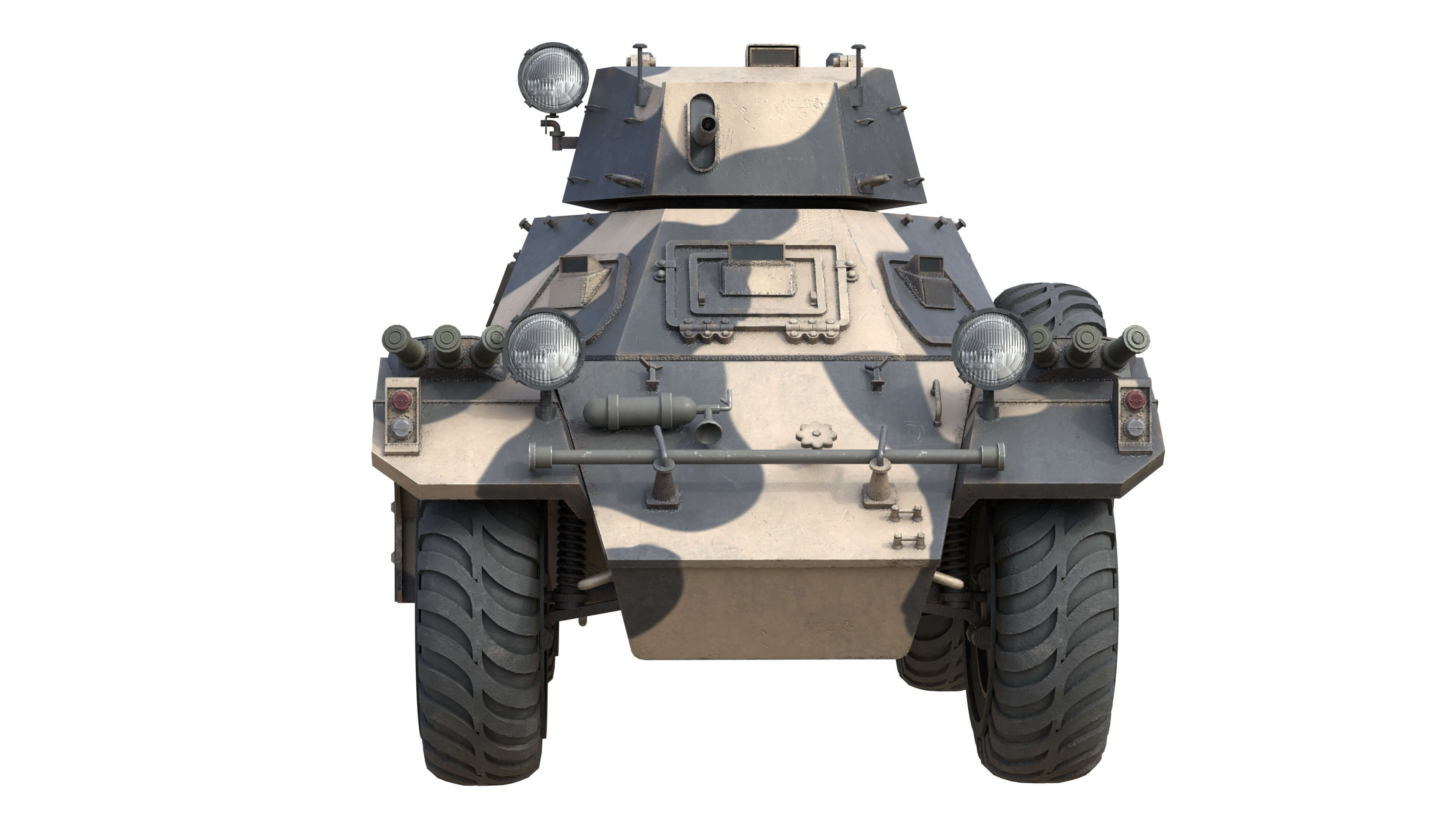 Ferret MK 2 Armored Car - 3D Model by 3dstudio