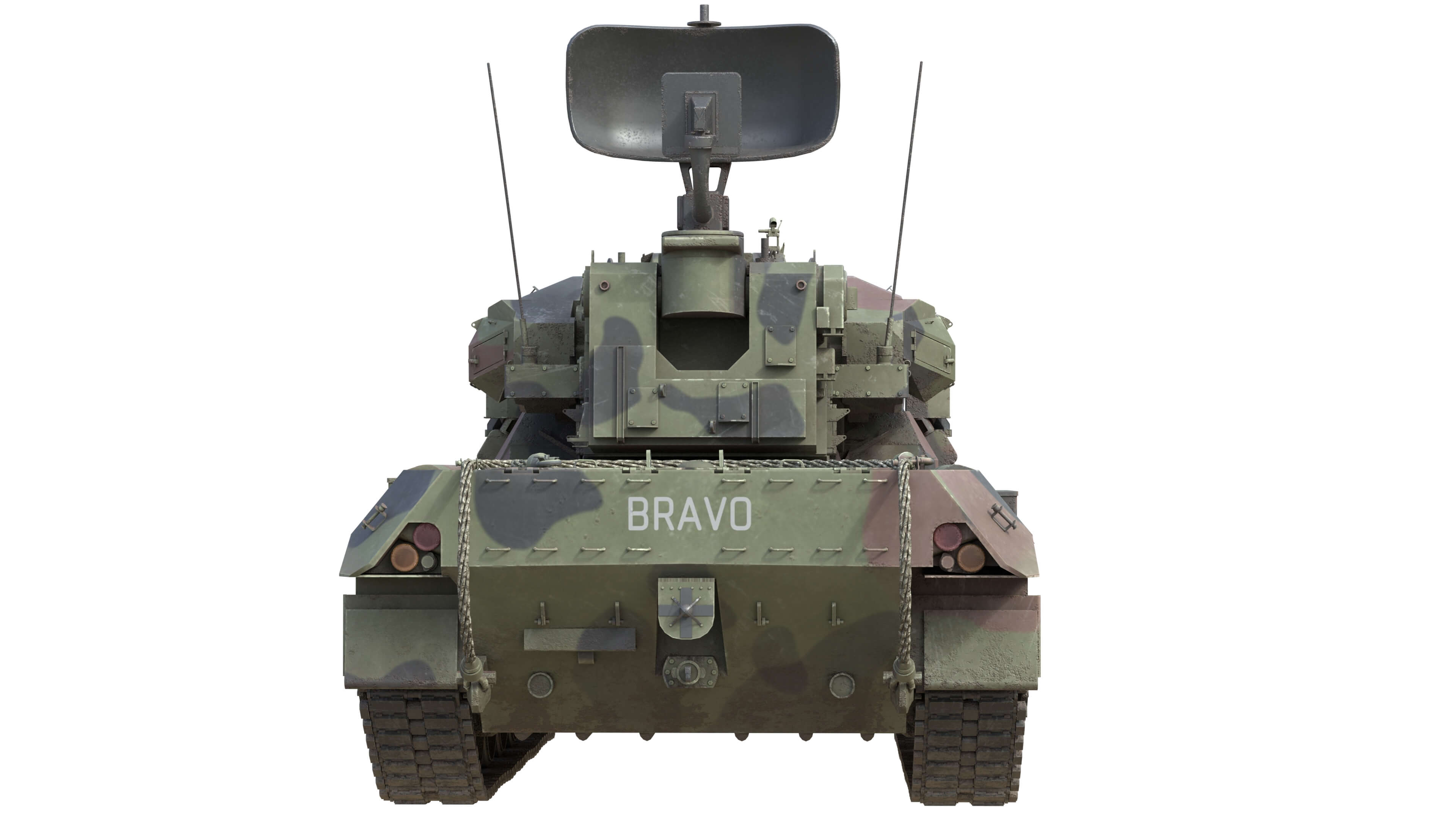 Flakpanzer Gepard 1A2 Anti Aircraft - 3D Model by 3dstudio