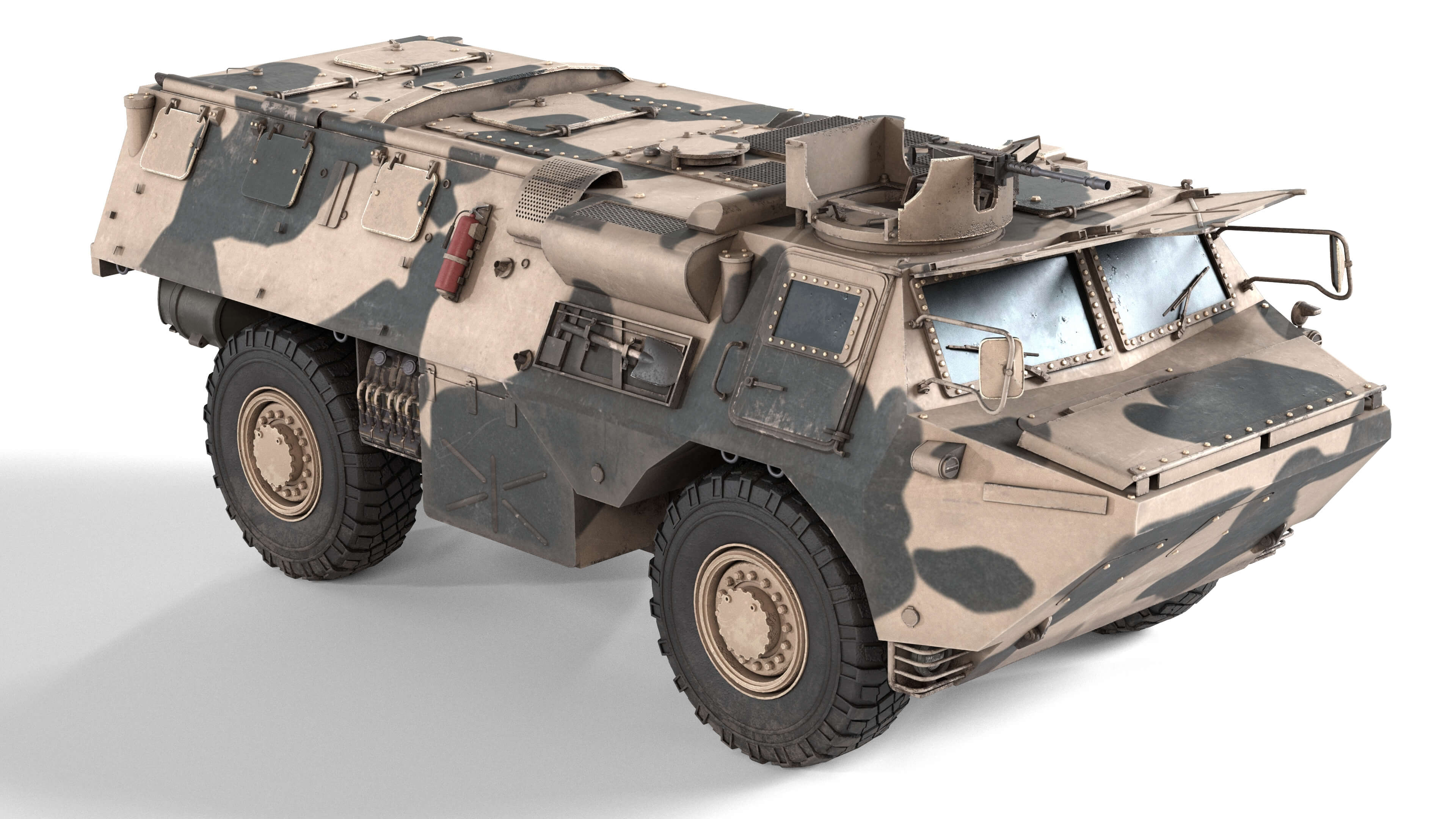 French Vab 4X4 APC - 3D Model by 3dstudio