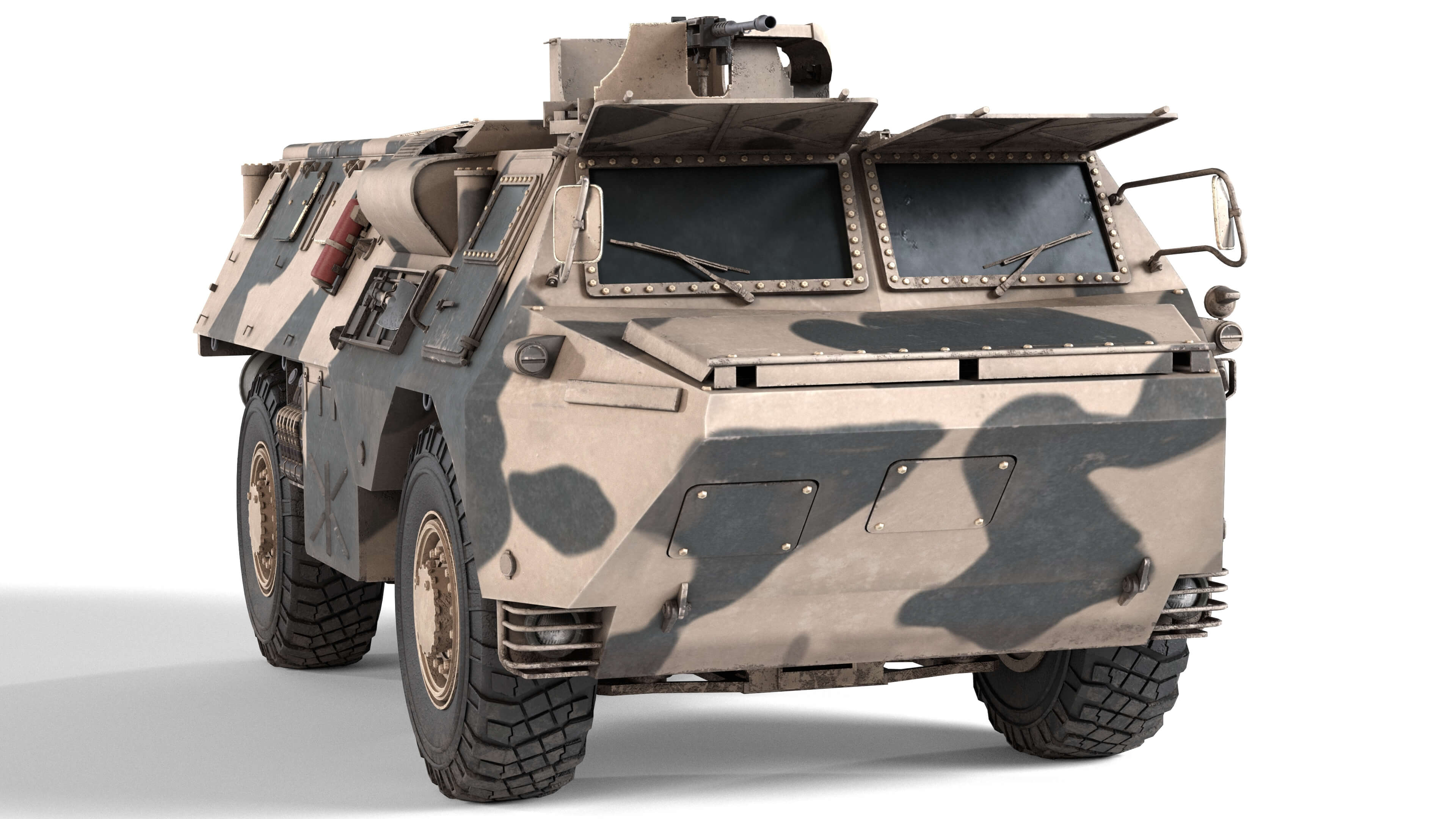 French Vab 4X4 APC - 3D Model by 3dstudio