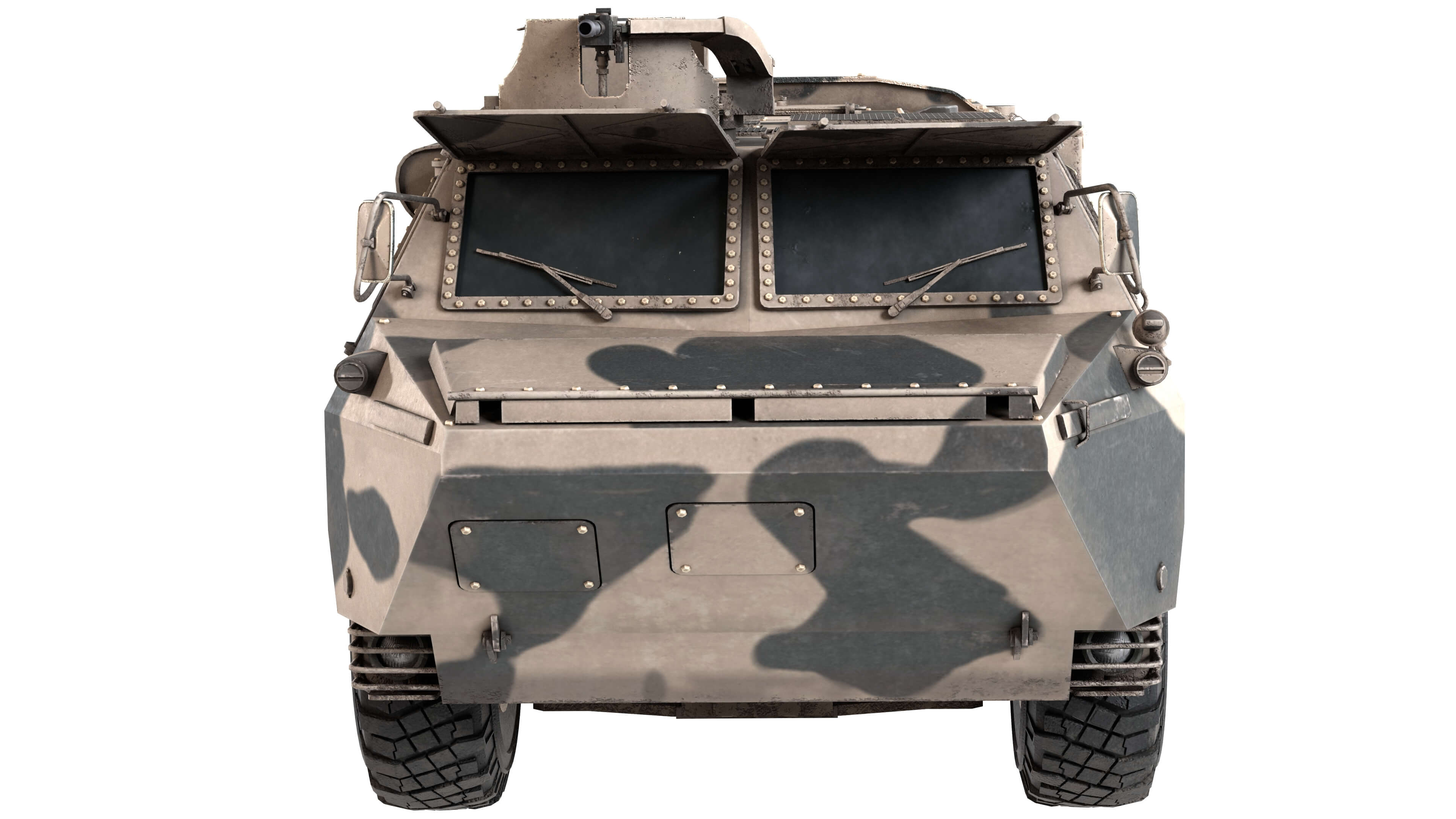 French Vab 4X4 APC - 3D Model by 3dstudio