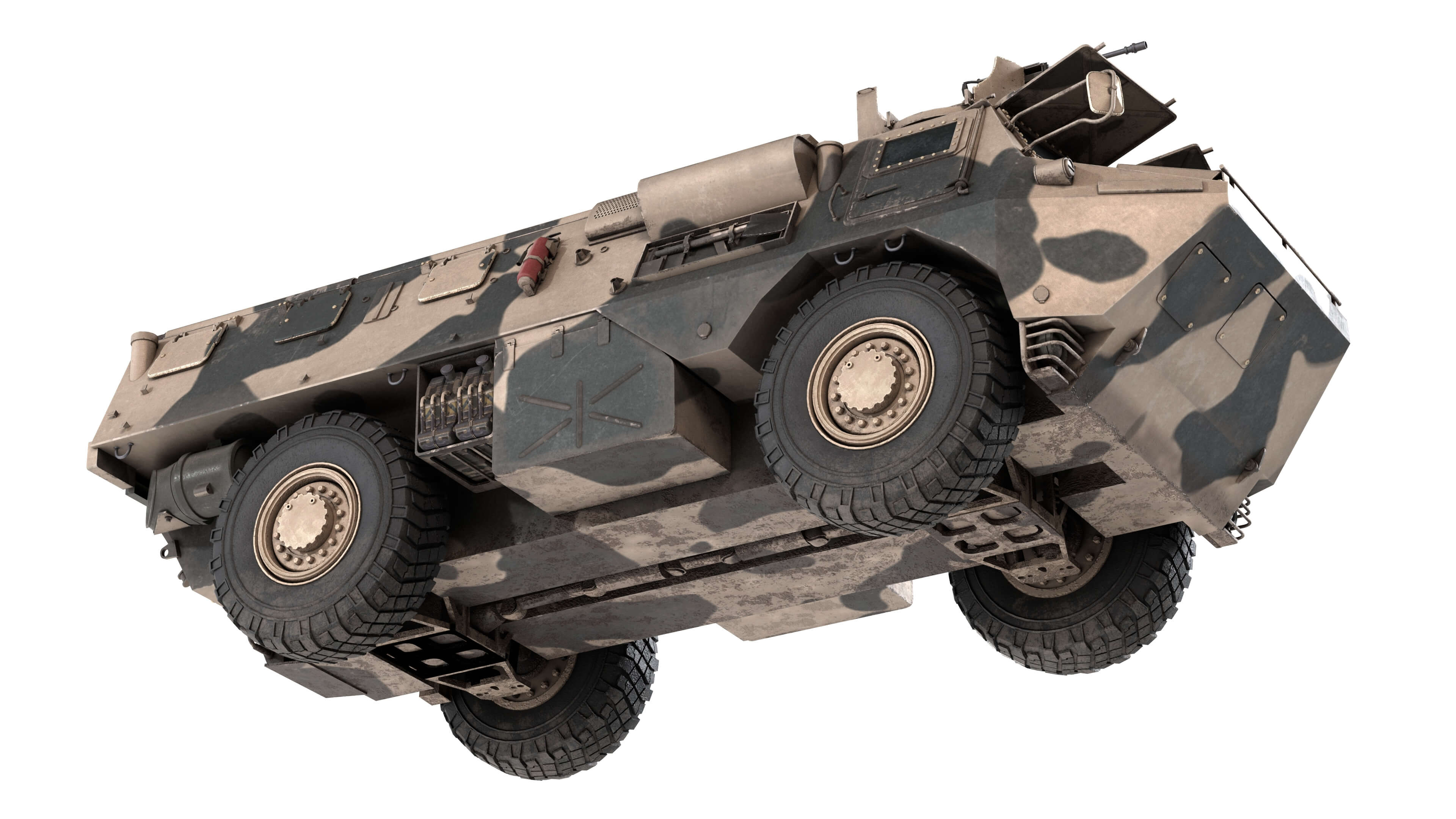 French Vab 4X4 APC - 3D Model by 3dstudio