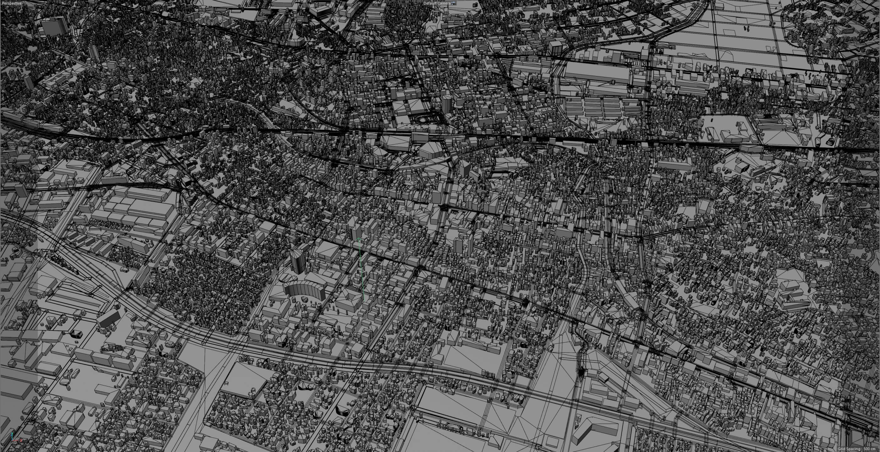 Funabashi City Chiba Japan 3D Model 30km by 3dstudio