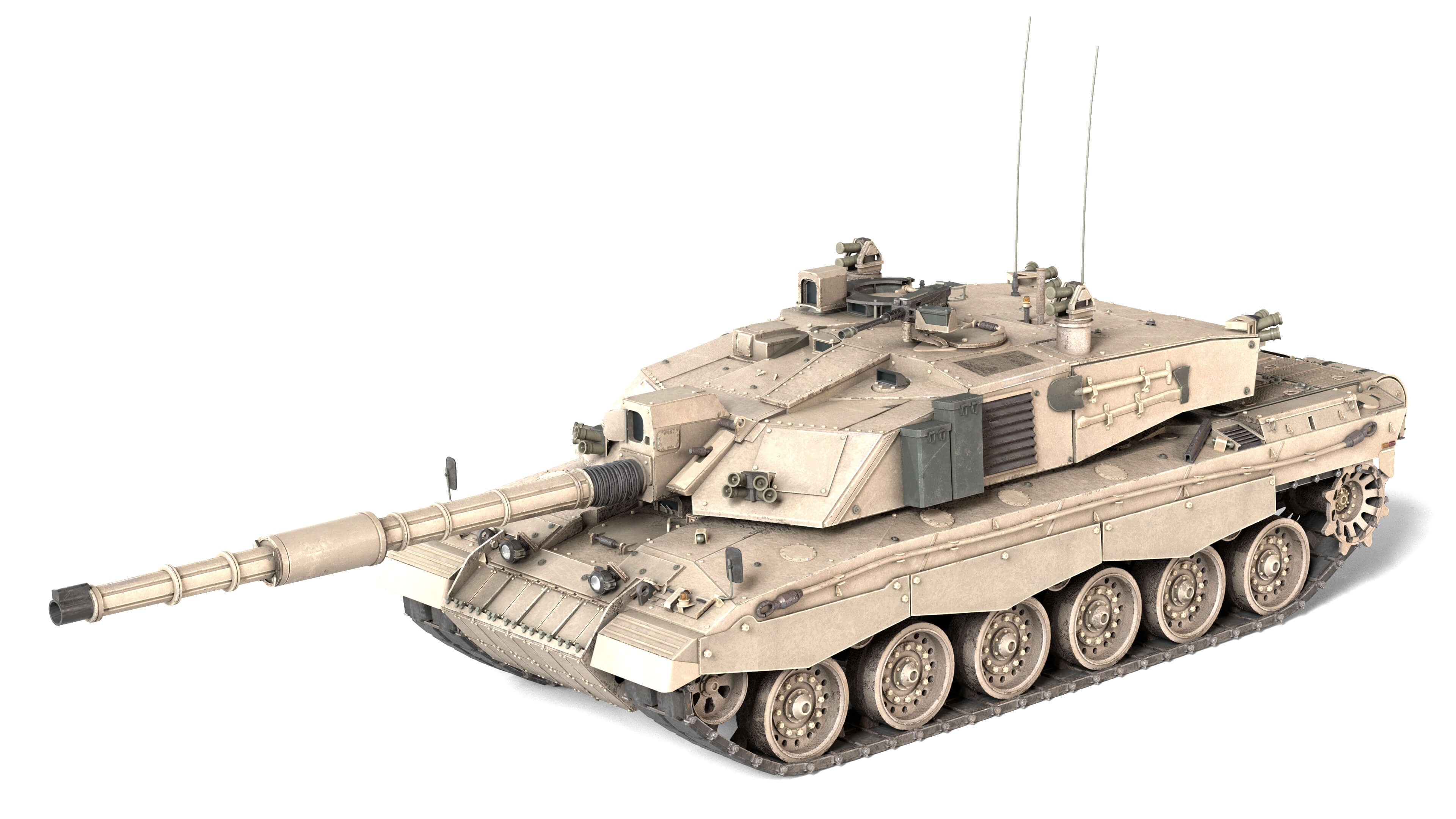 Fv4034 Challenger 2 UK - 3D Model by 3dstudio