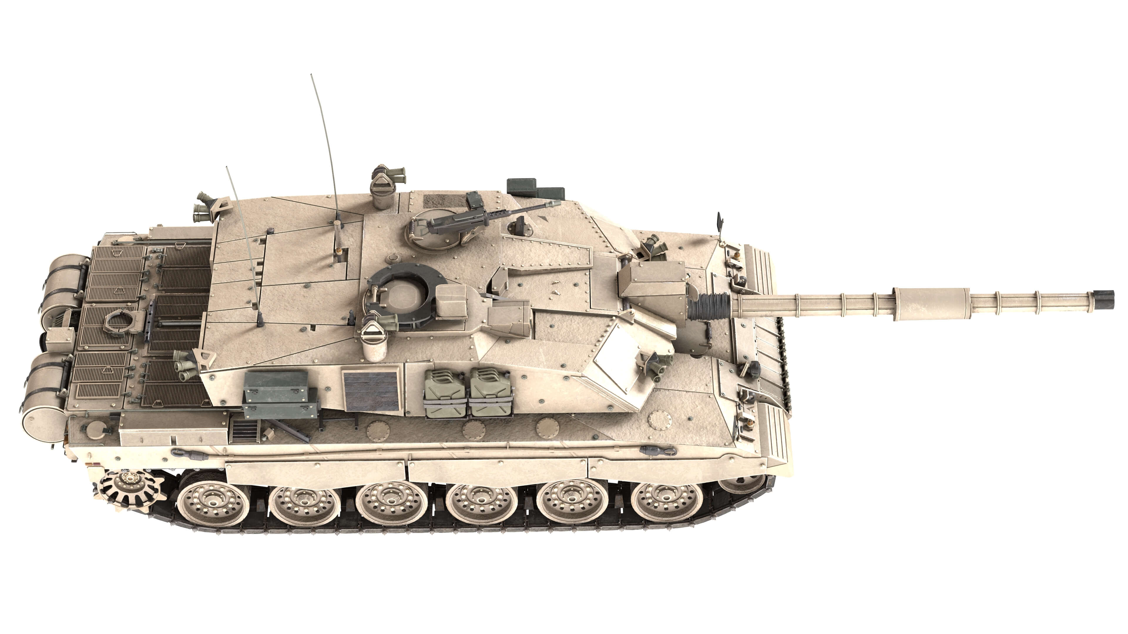 Fv4034 Challenger 2 UK - 3D Model by 3dstudio