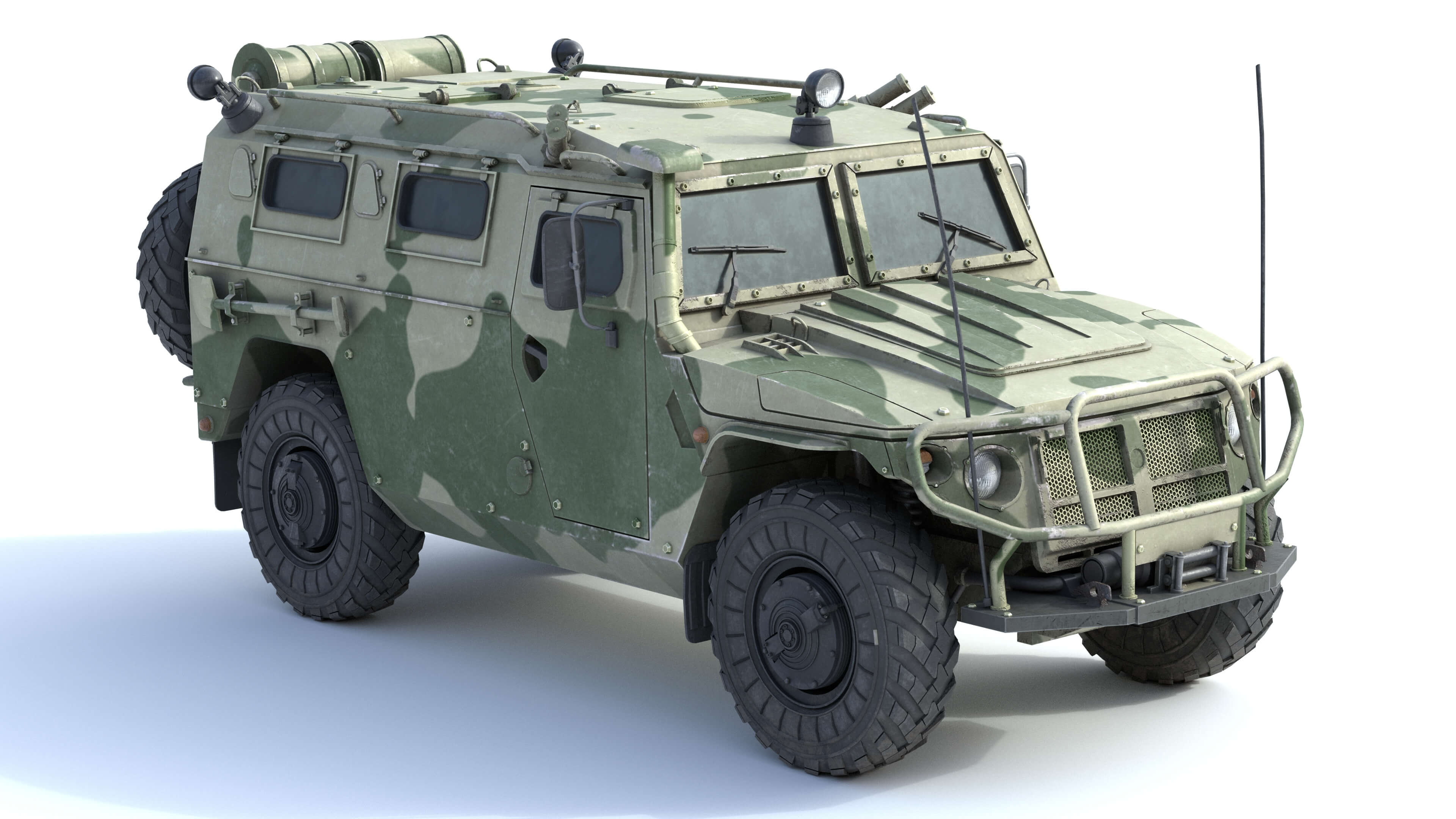 GAZ 2330 Tigr Hmmwv - 3D Model by 3dstudio