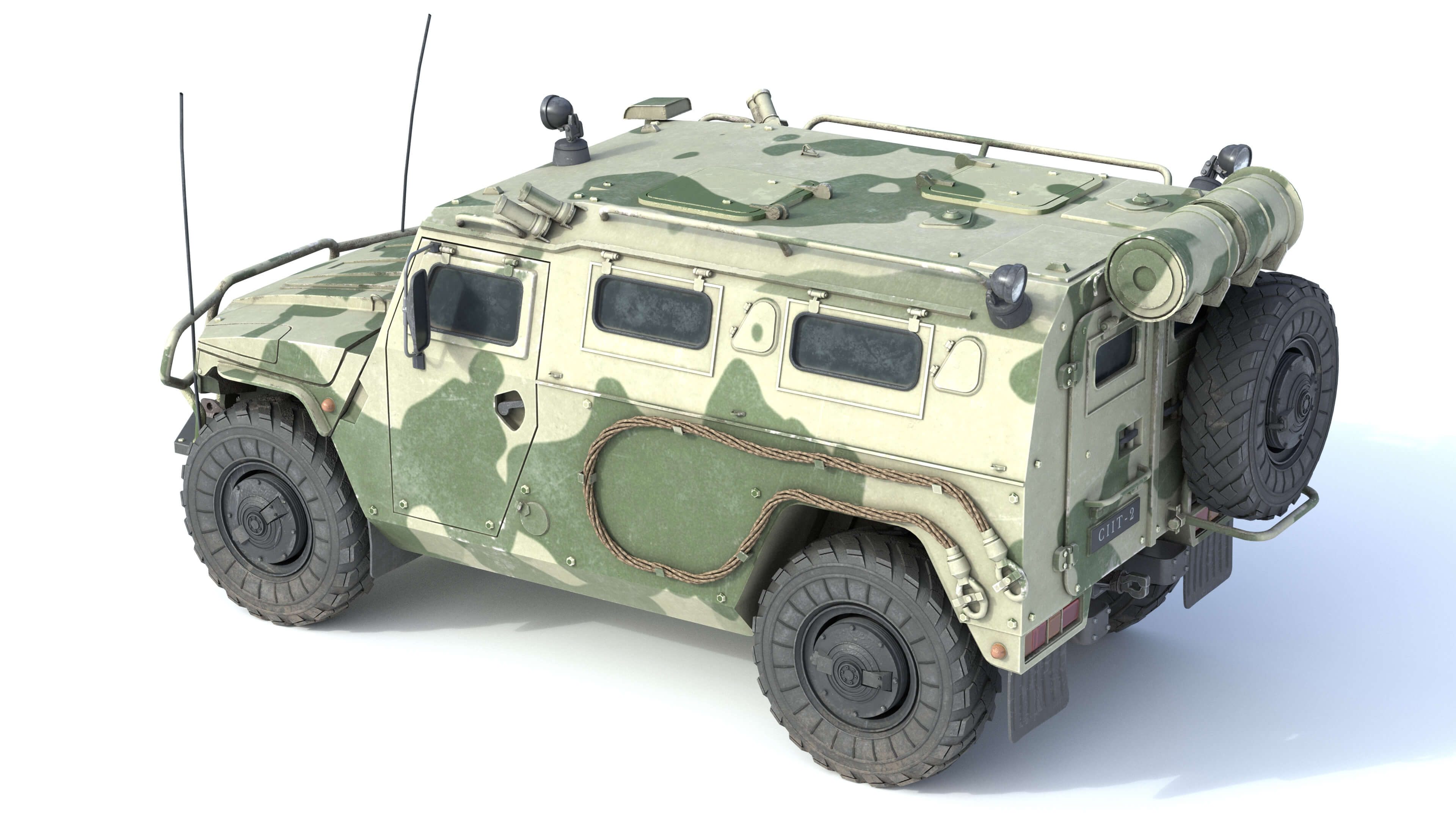 GAZ 2330 Tigr Hmmwv - 3D Model by 3dstudio