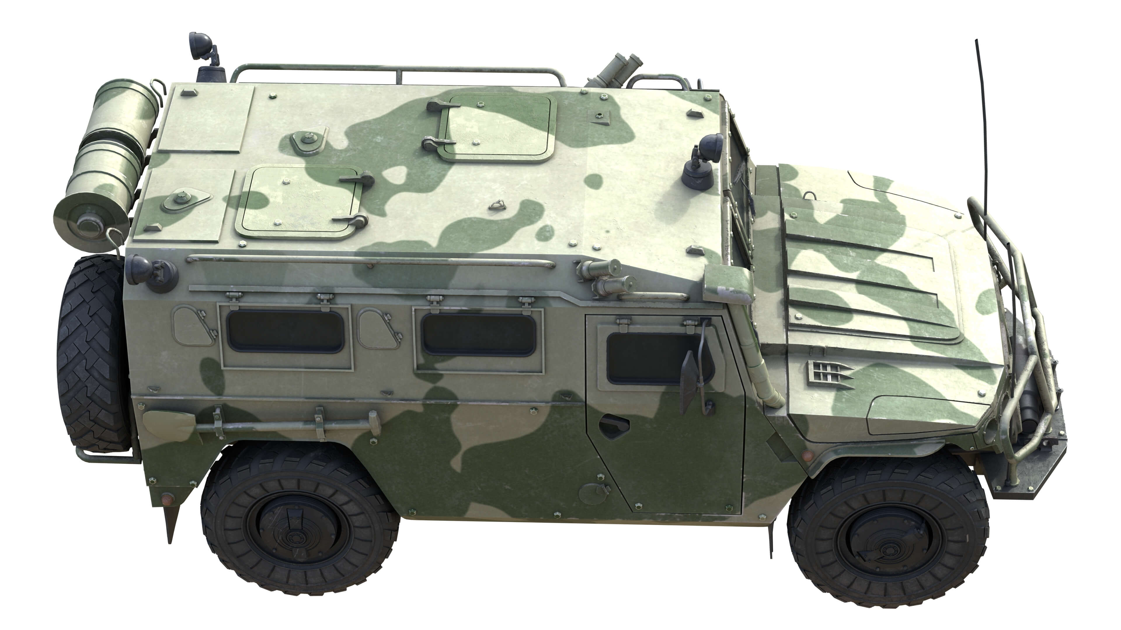 GAZ 2330 Tigr Hmmwv - 3D Model by 3dstudio