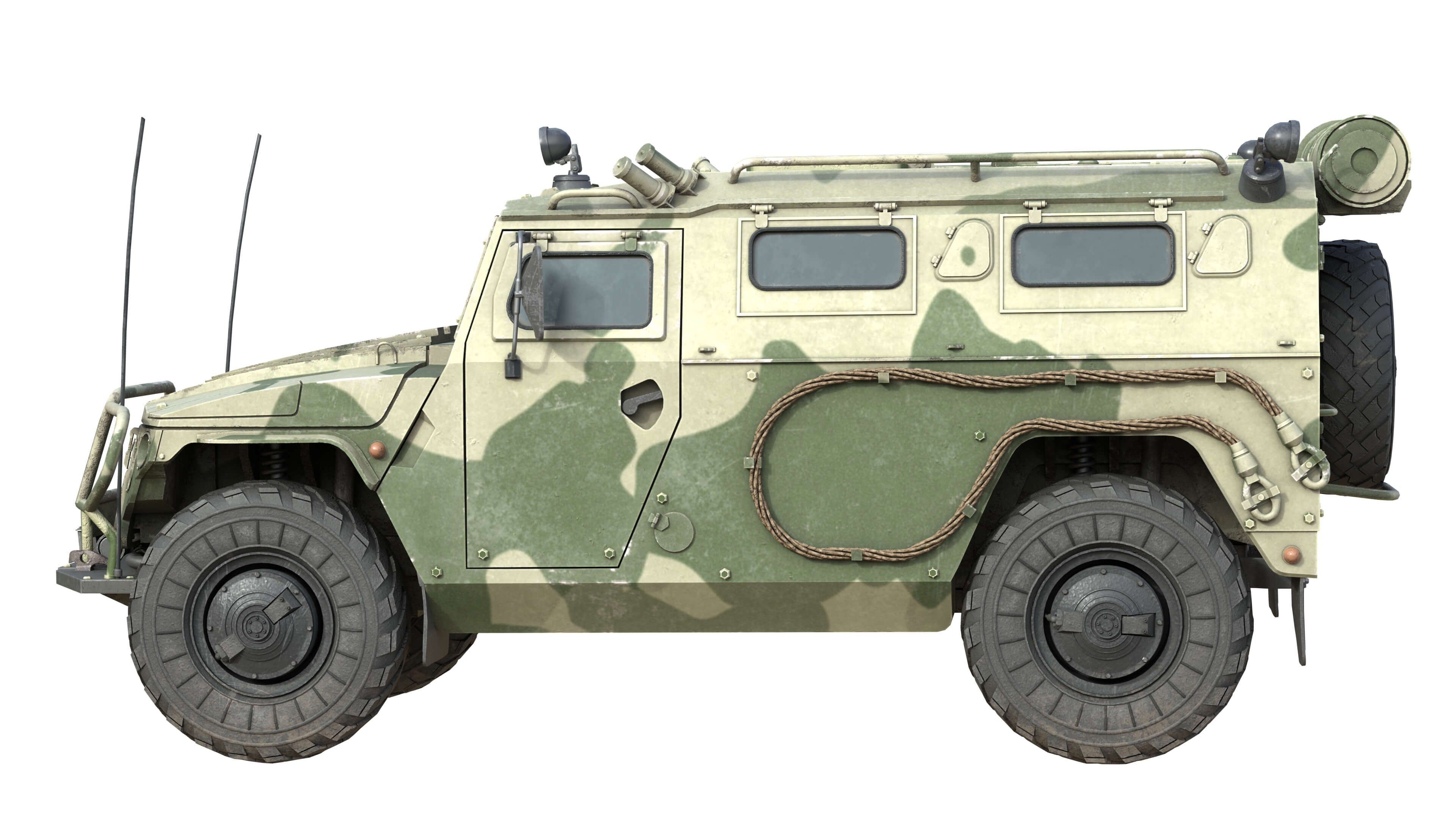 GAZ 2330 Tigr Hmmwv - 3D Model by 3dstudio