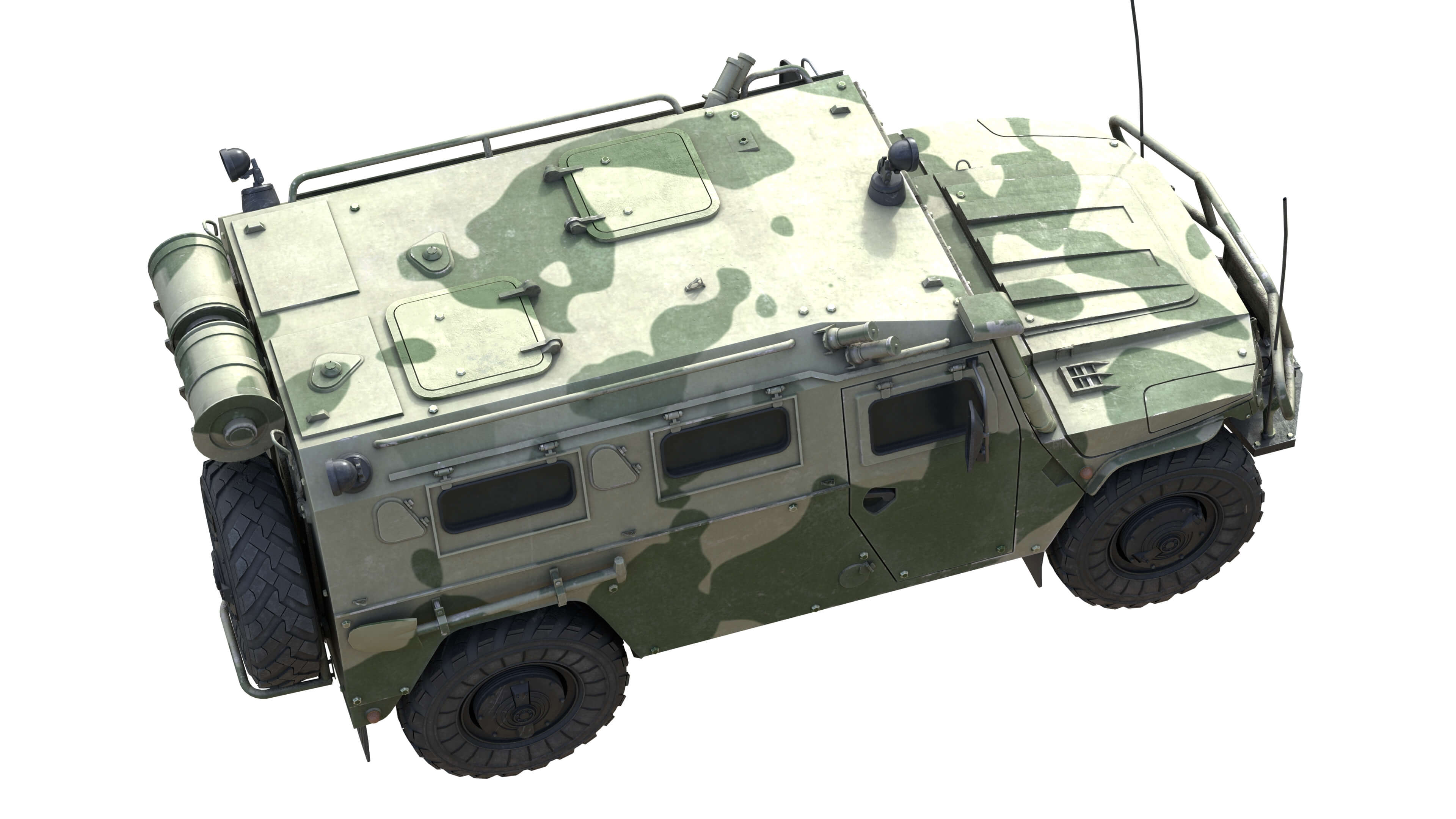 GAZ 2330 Tigr Hmmwv - 3D Model by 3dstudio