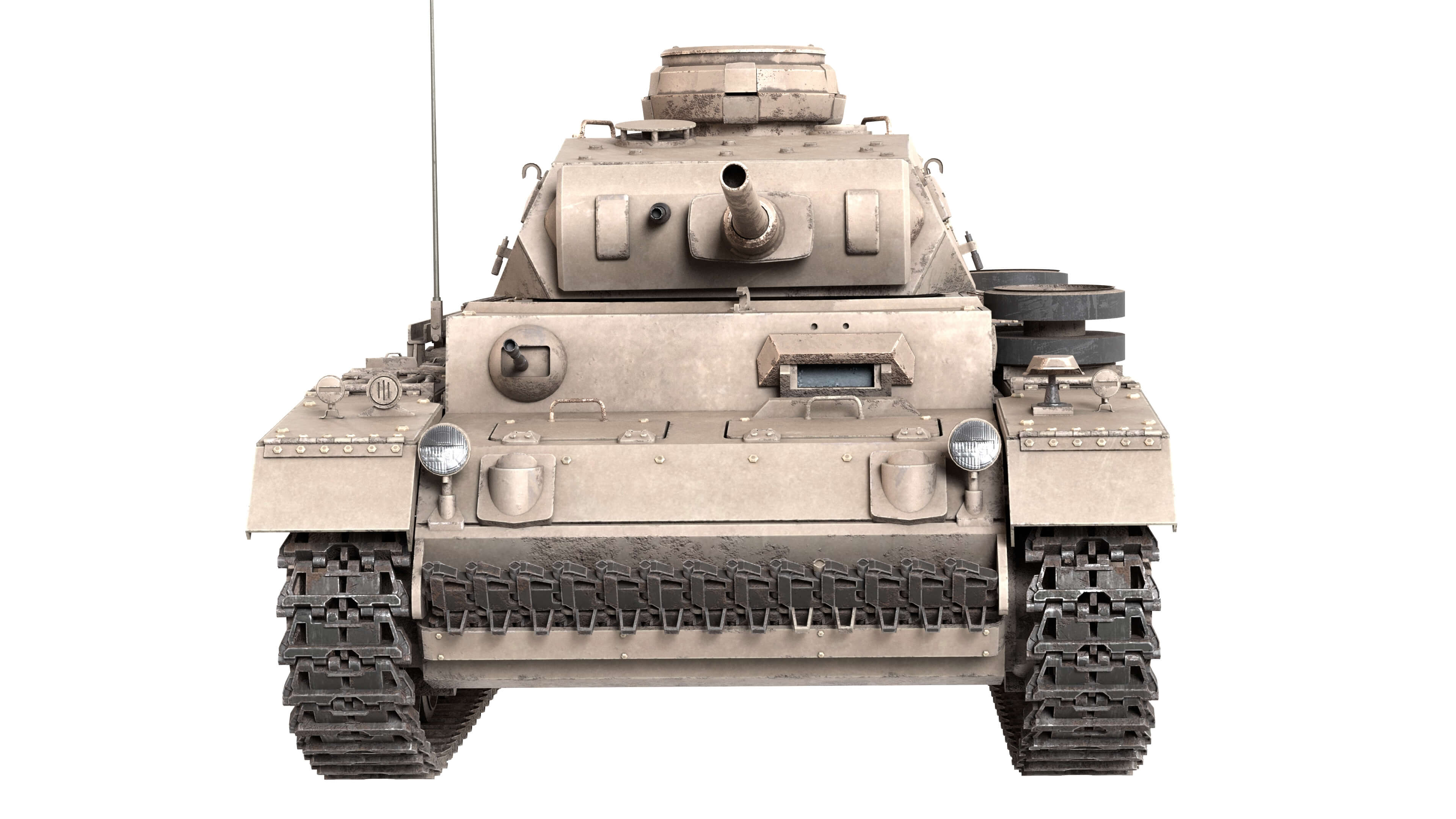 German Panzer III Tank - 3D Model by 3dstudio