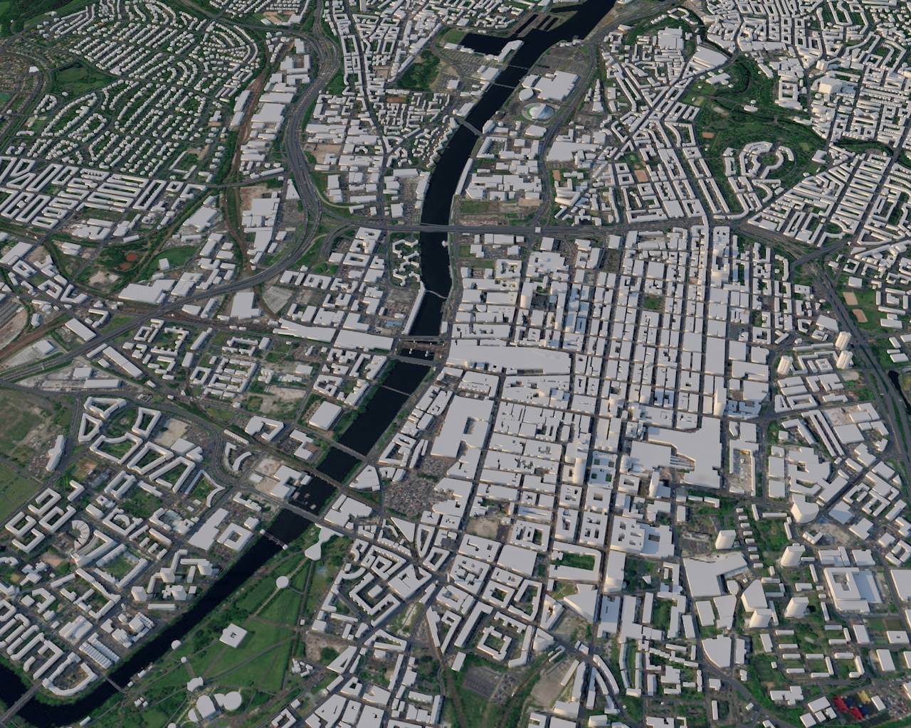 Glasgow Scotland - 3D Model by 3dstudio