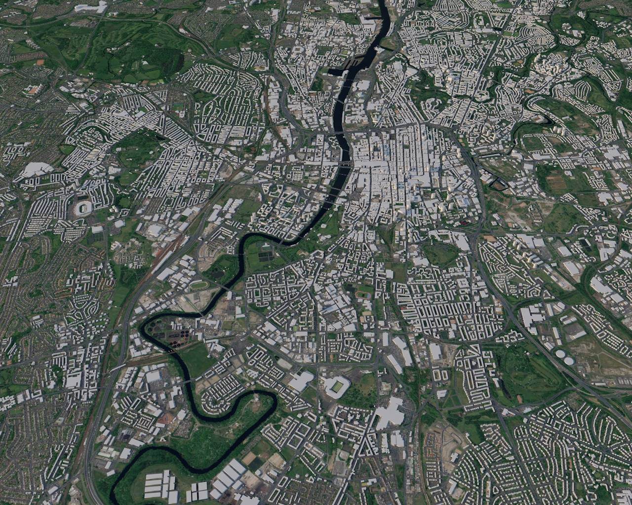 Glasgow Scotland - 3D Model by 3dstudio