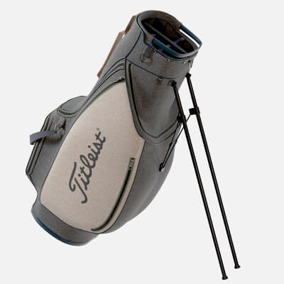 Gold Club Bag - 3D Model by 3dstudio