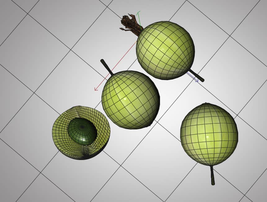 Gooseberry - 3D Model by 3dstudio
