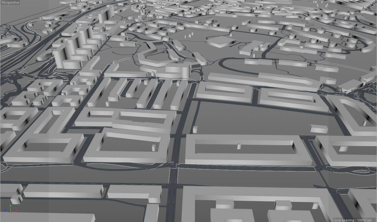 Gothenburg Sweden - 3D Model by 3dstudio