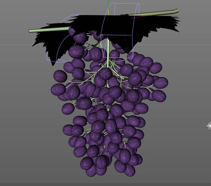 Grapes - 3D Model by 3dstudio