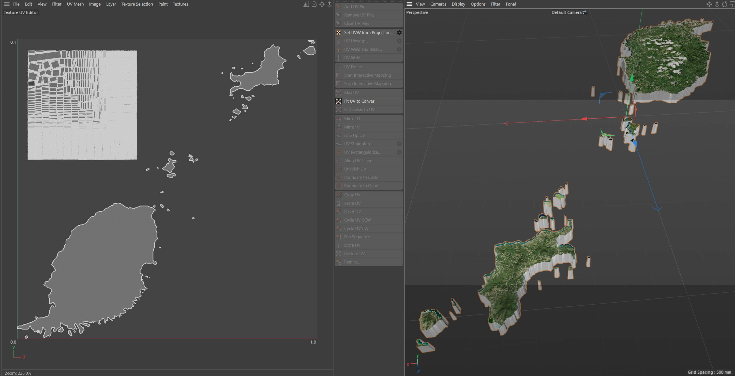 Grenada Terrain Map - 3D Model by 3dstudio