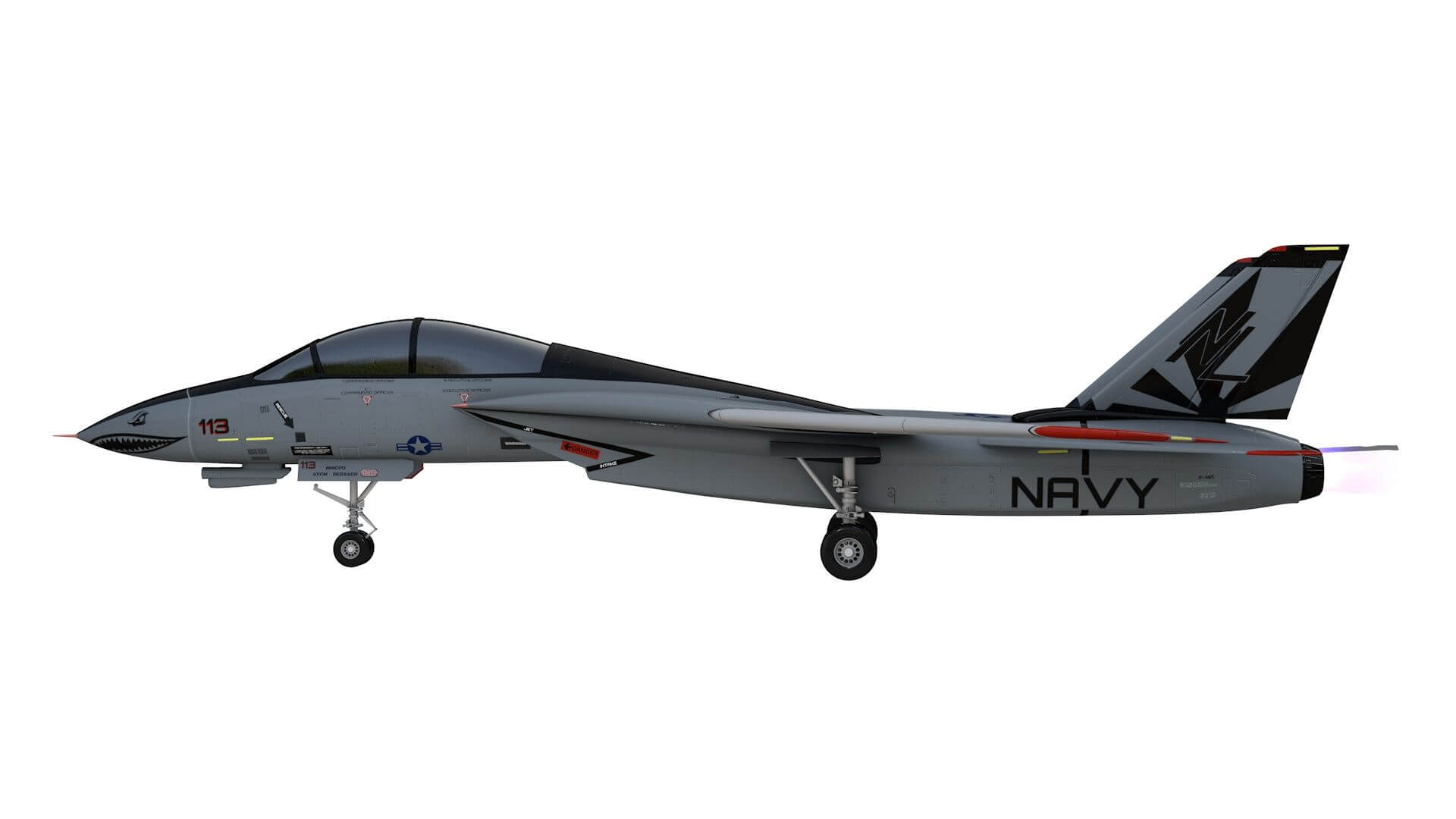 Grumman F 14 Tomcat - 3D Model by 3dstudio