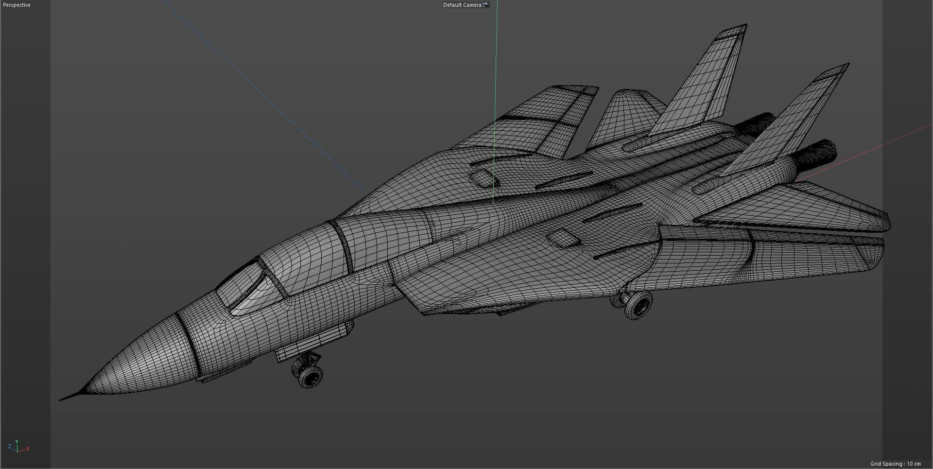 Grumman F 14 Tomcat - 3D Model by 3dstudio