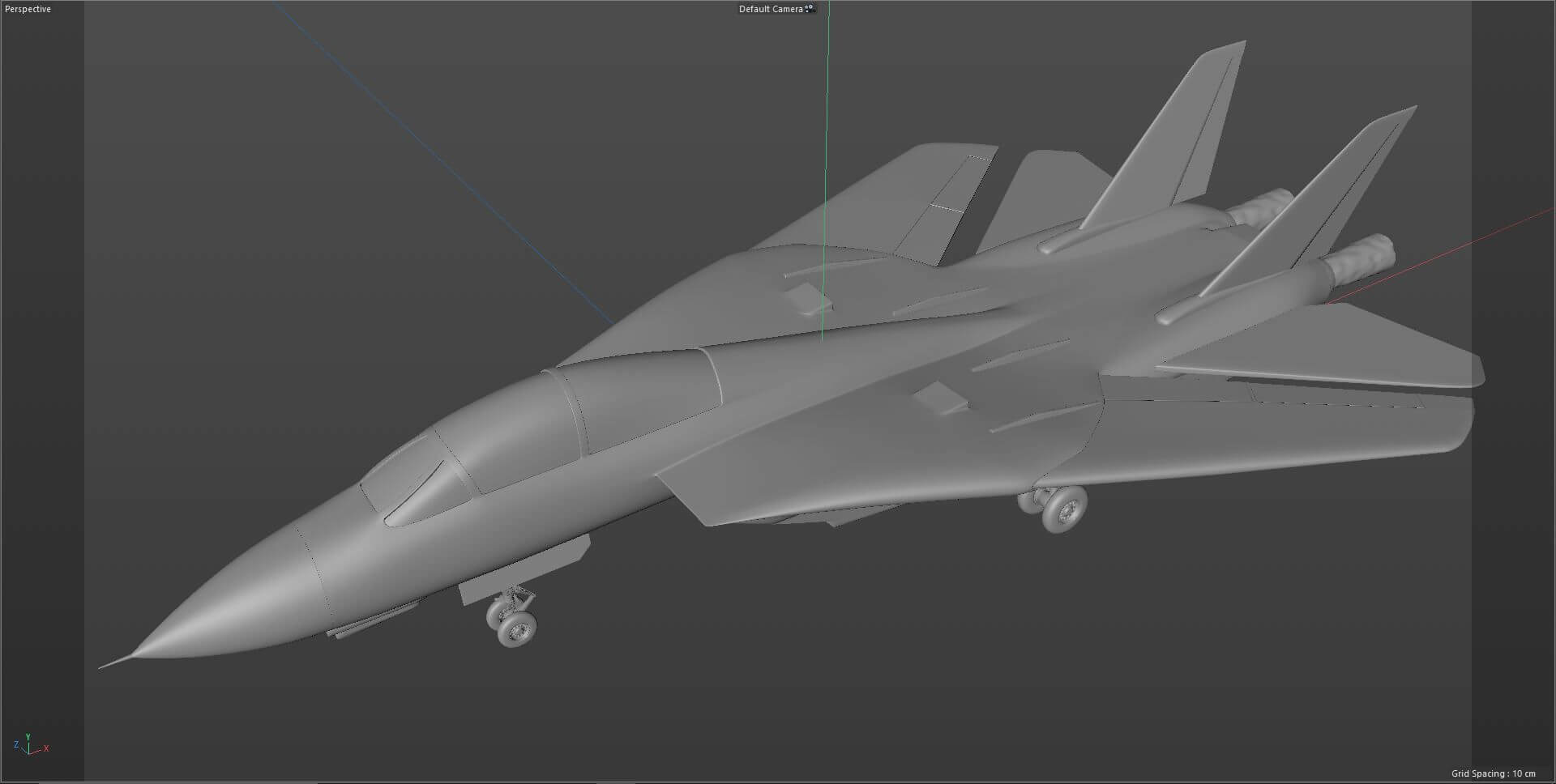 Grumman F 14 Tomcat - 3D Model by 3dstudio