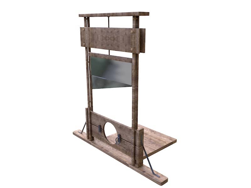 Guillotine - 3D Model by 3dstudio