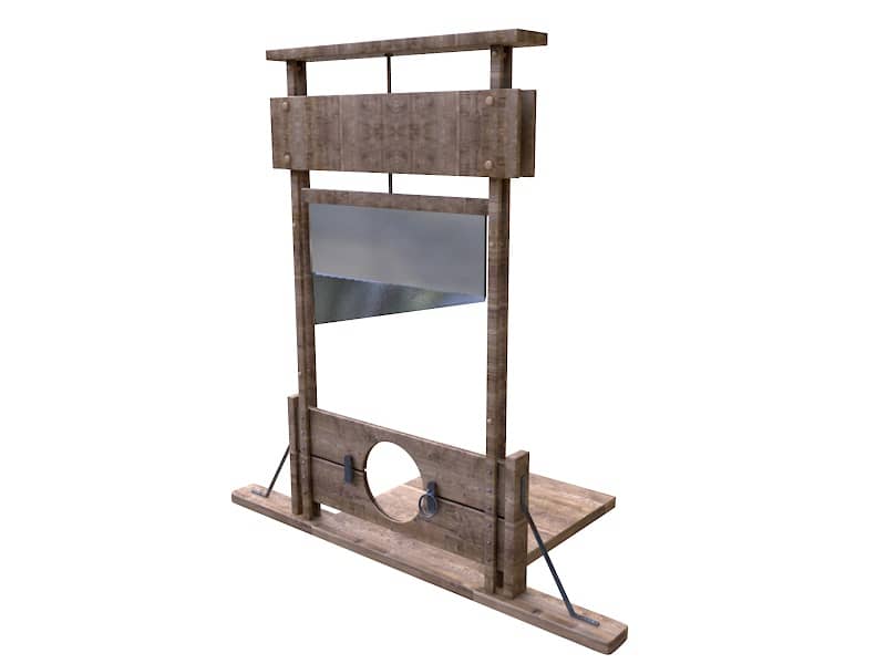 Guillotine - 3D Model by 3dstudio