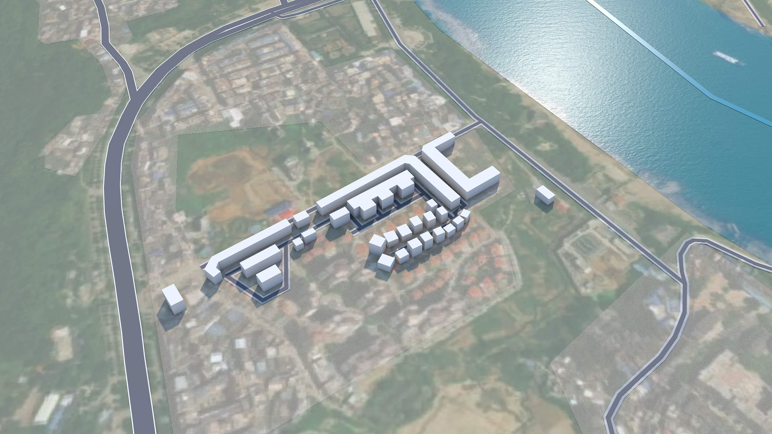 Guiping City Guigang Guangxi China 3D Model 20km by 3dstudio