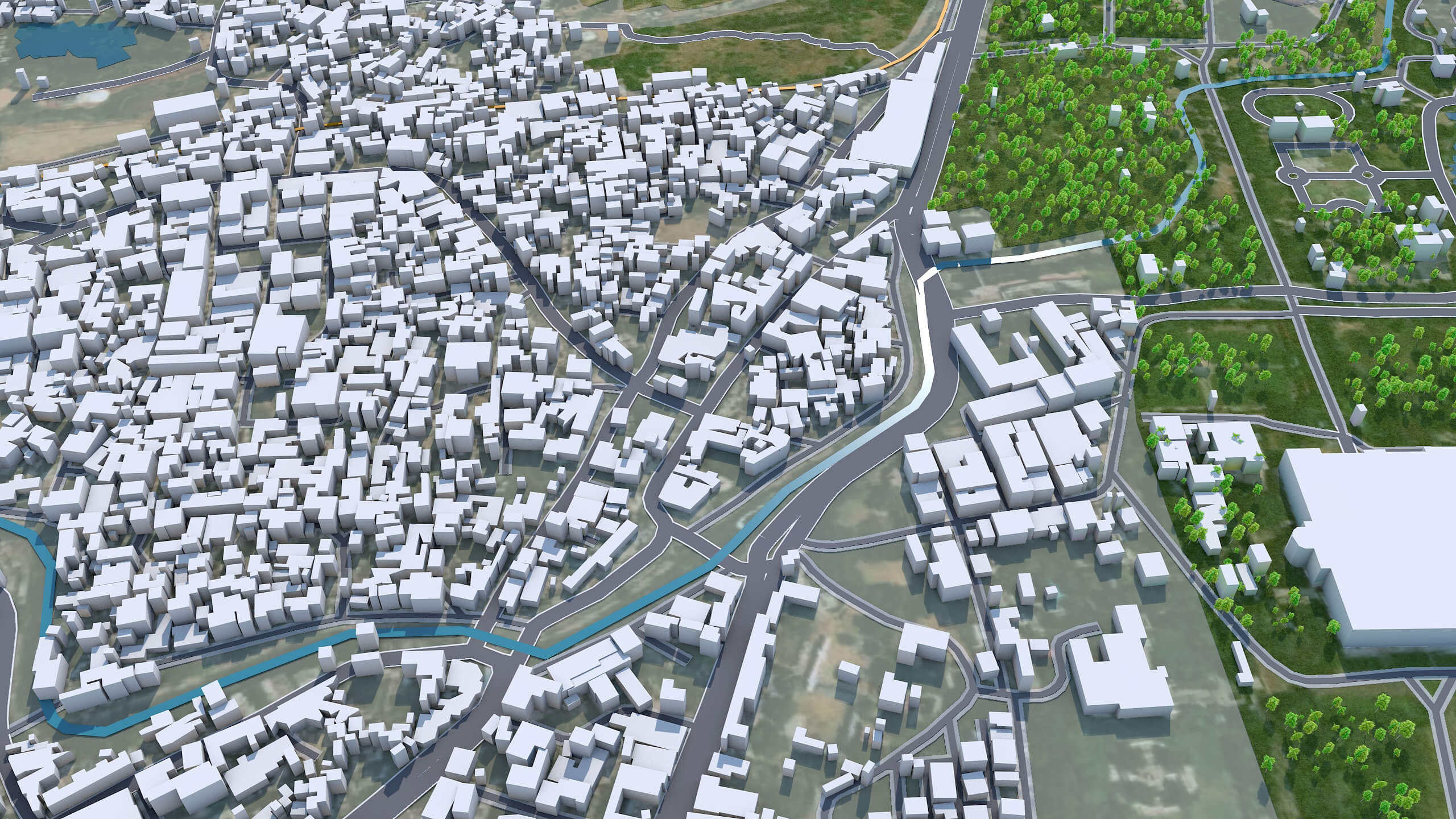 Gwalior City Madhya Pradesh India 3D Model 25km by 3dstudio