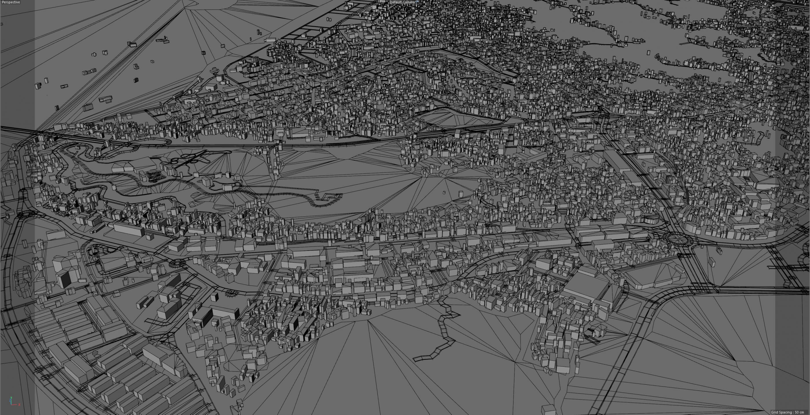 Ha Long Quang City Ninh Vietnam 3D Model 35km by 3dstudio