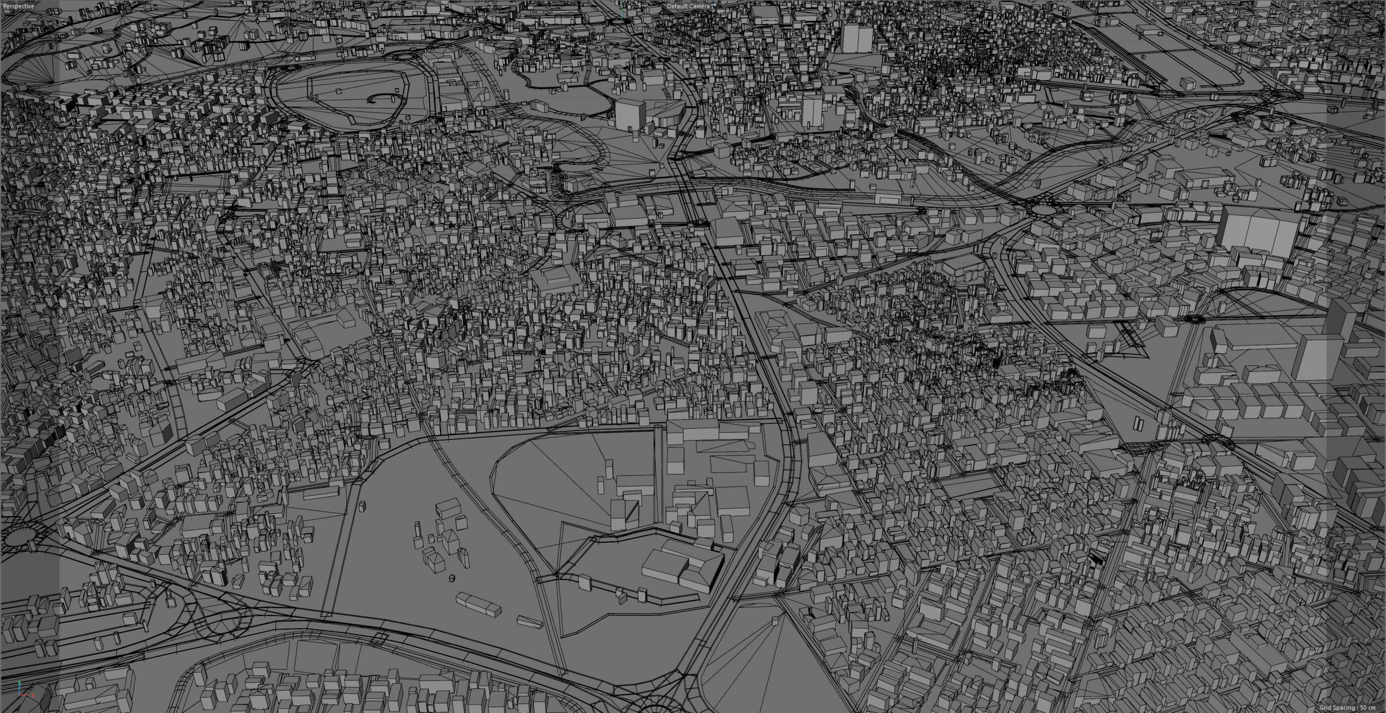 Hama City Syria 3D Model 15km by 3dstudio