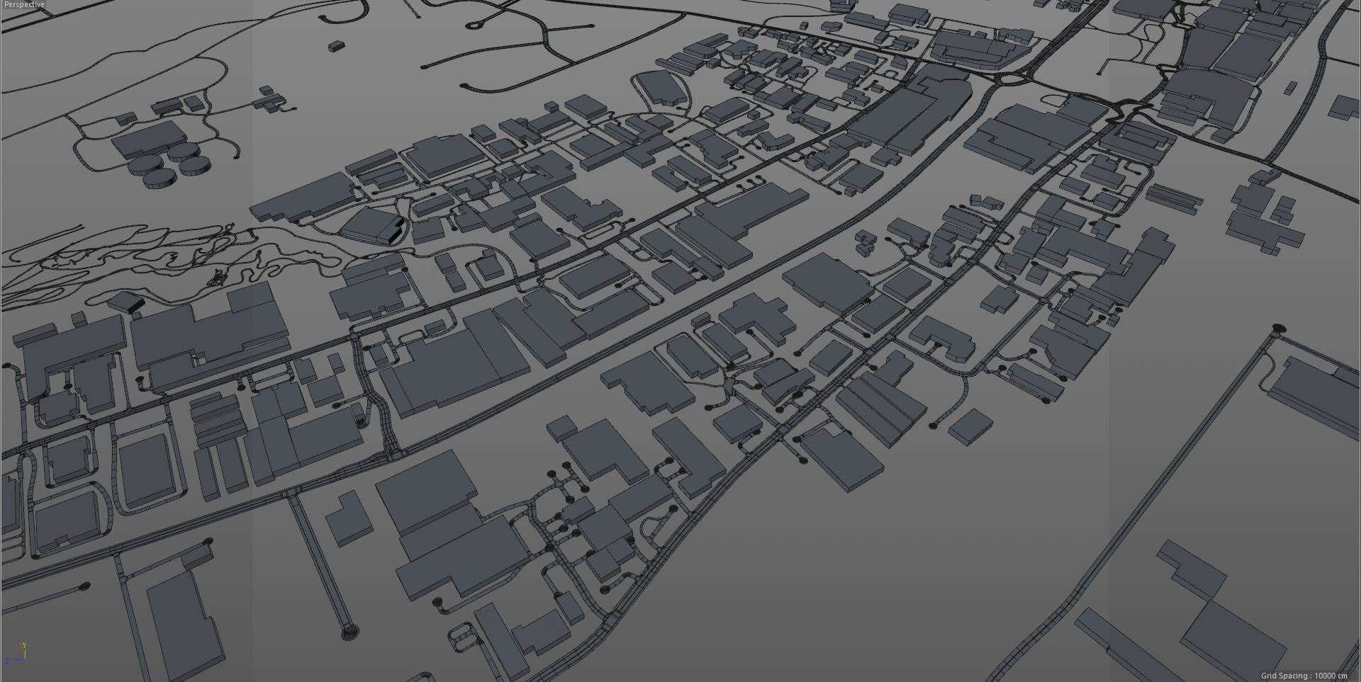 Hamilton New Zealand - 3D Model by 3dstudio