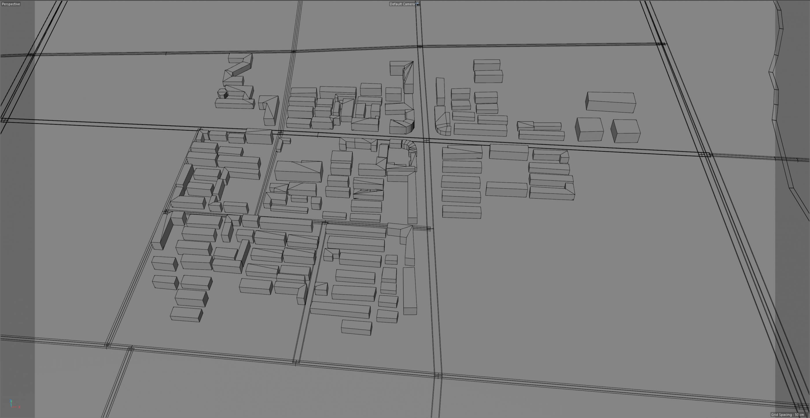 Handan City Hebei China 3D Model 30km by 3dstudio