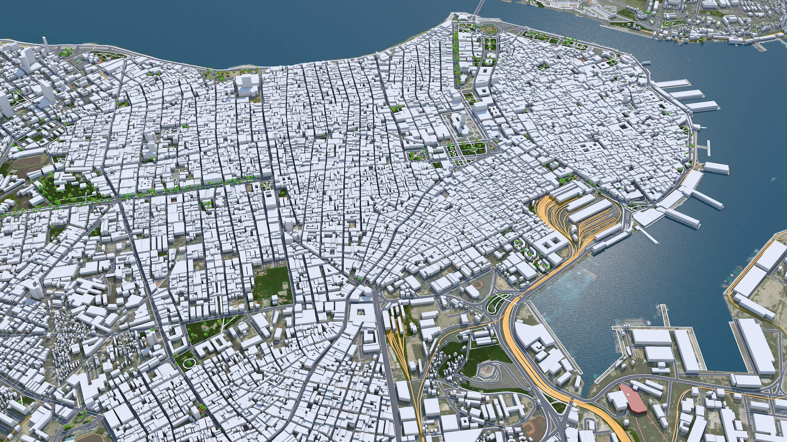Havana City Cuba 3D Model 30km by 3dstudio
