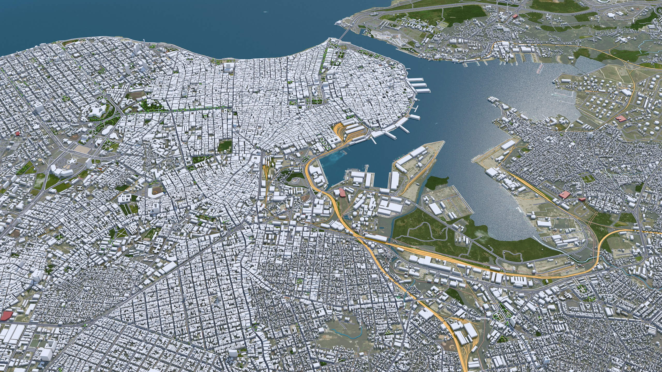Havana City Cuba 3D Model 30km by 3dstudio
