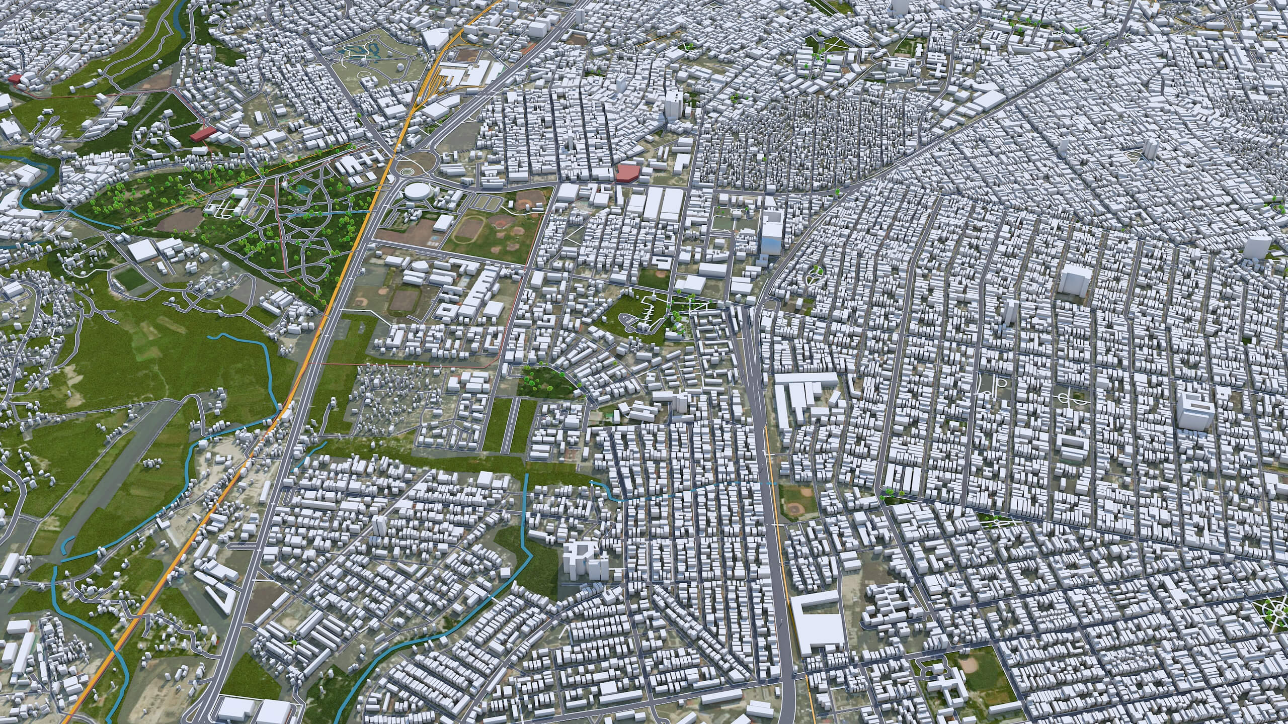 Havana City Cuba 3D Model 30km by 3dstudio