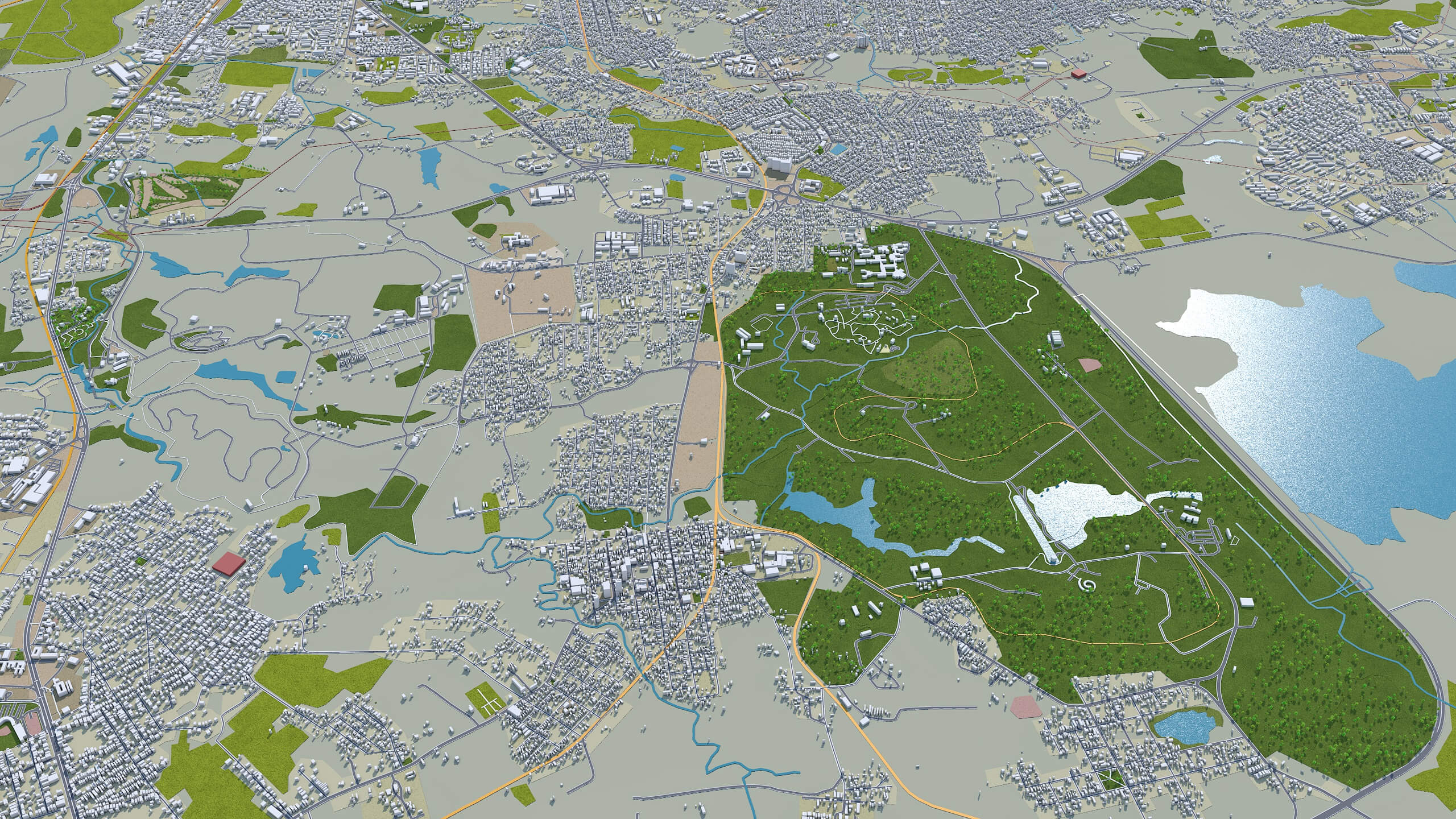 Havana City Cuba 3D Model 30km by 3dstudio