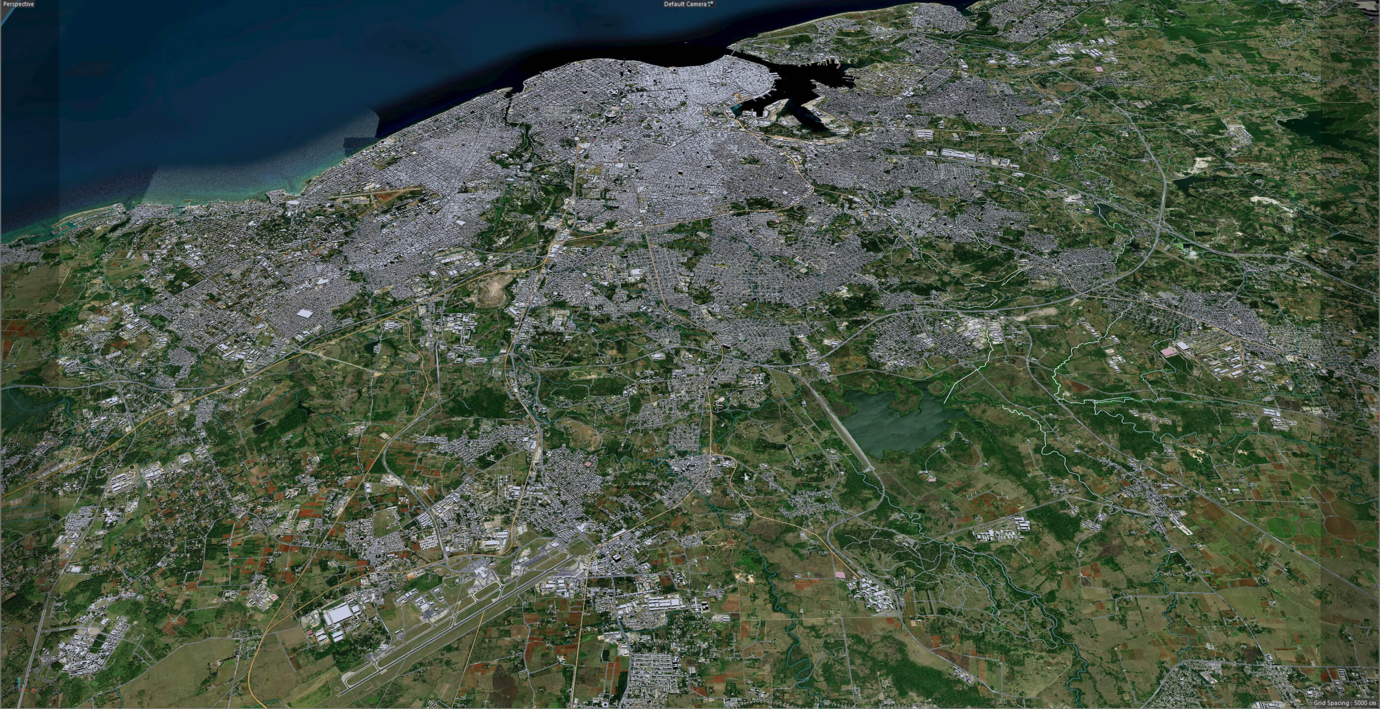 Havana City Cuba 3D Model 30km by 3dstudio