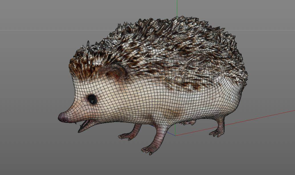 Hedgehog - 3D Model by 3dstudio
