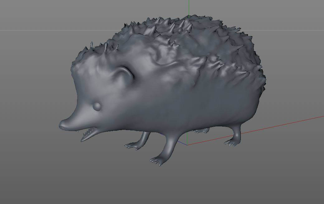 Hedgehog - 3D Model by 3dstudio