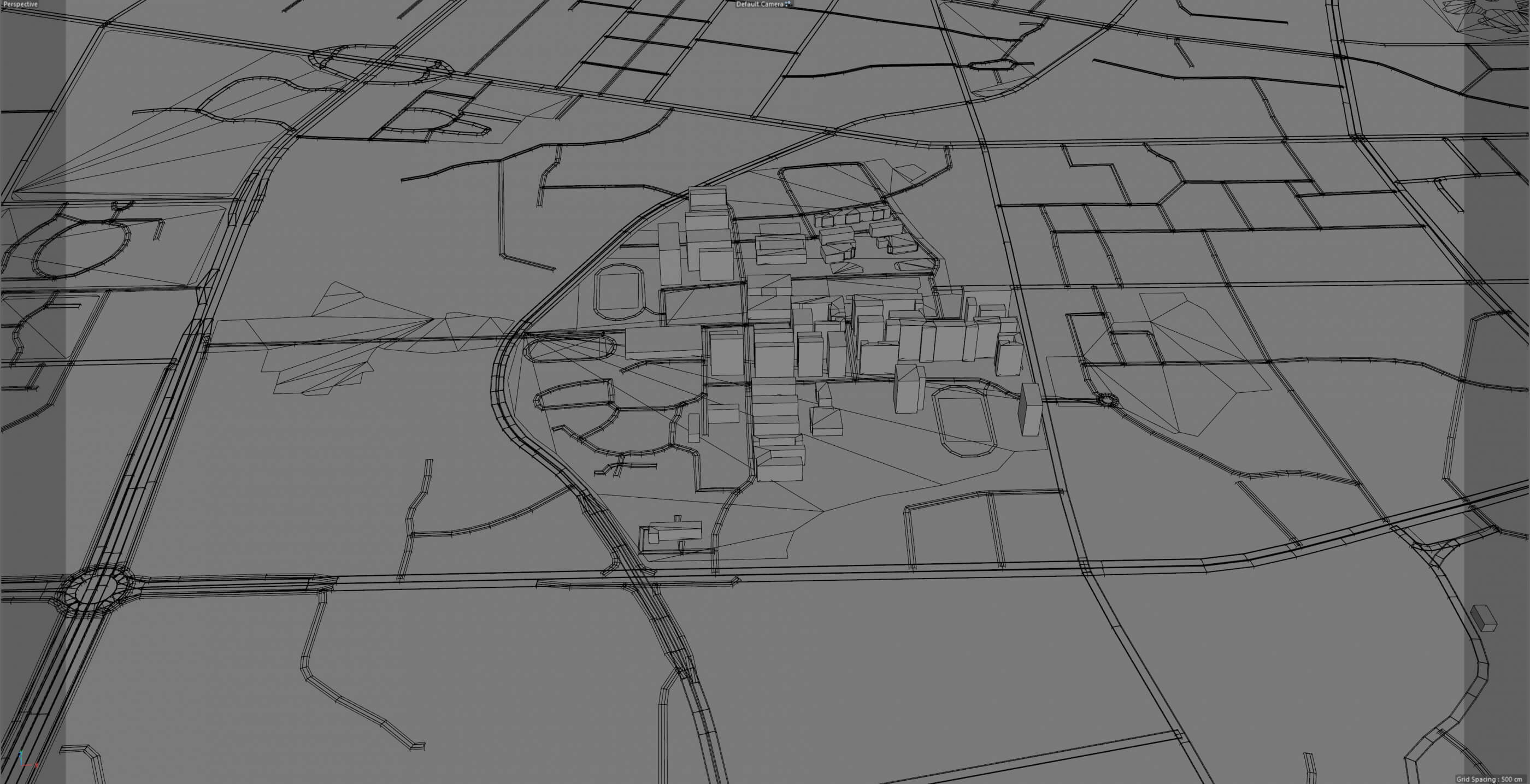 Hengyang City Hunan China 3D Model 50km by 3dstudio