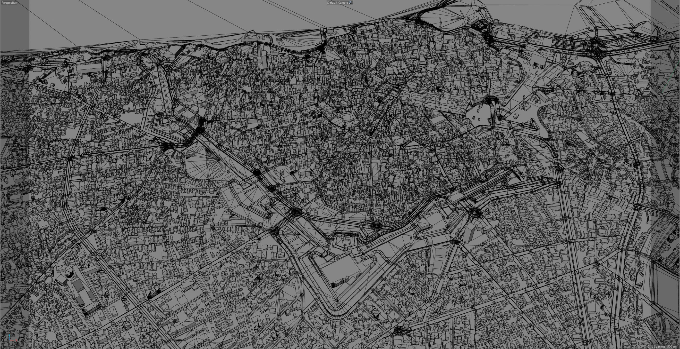 Heraklion City Greece 3D Model 30km by 3dstudio