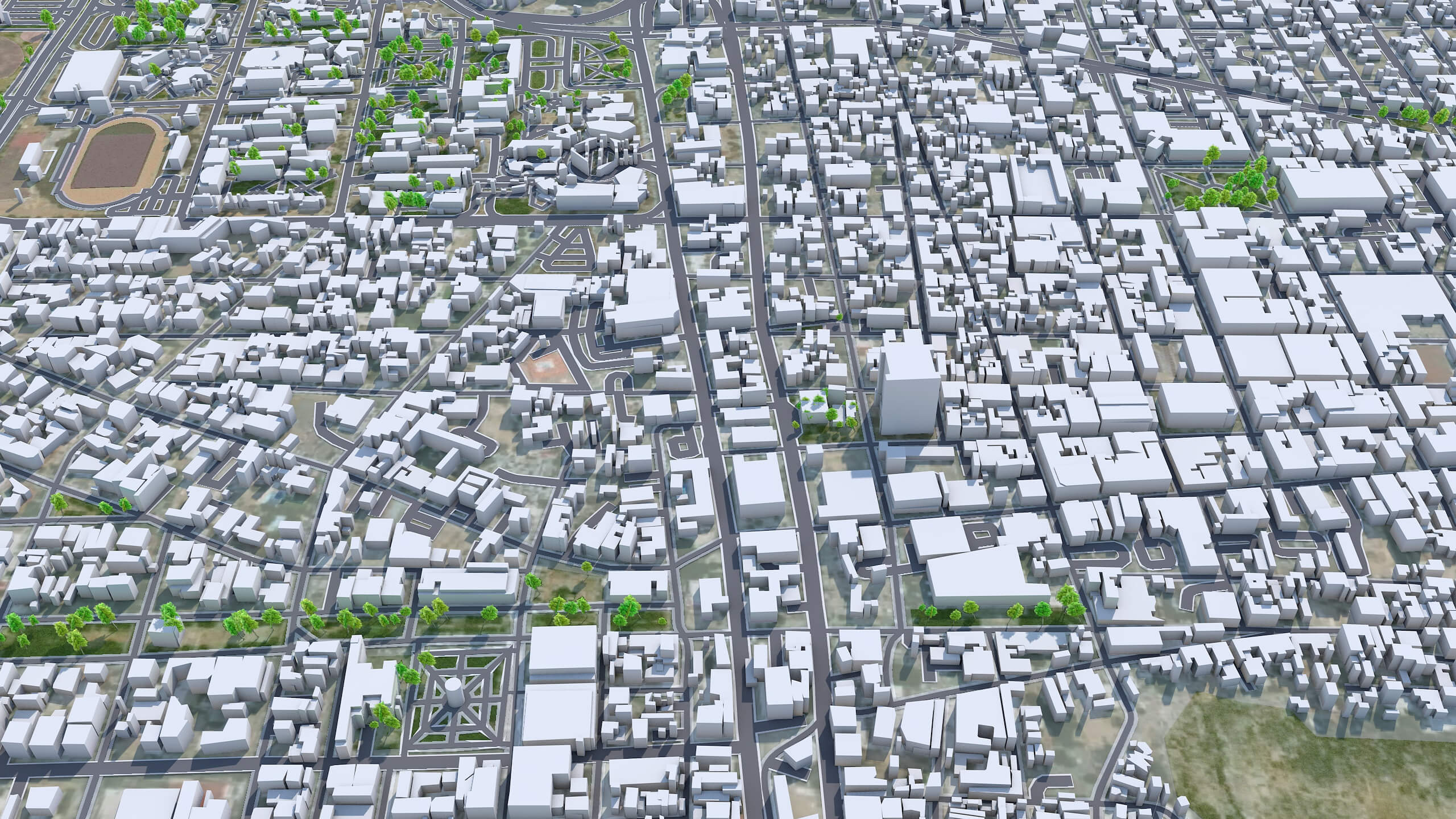 Hermosillo City Sonora Mexico 3D Model 25km by 3dstudio