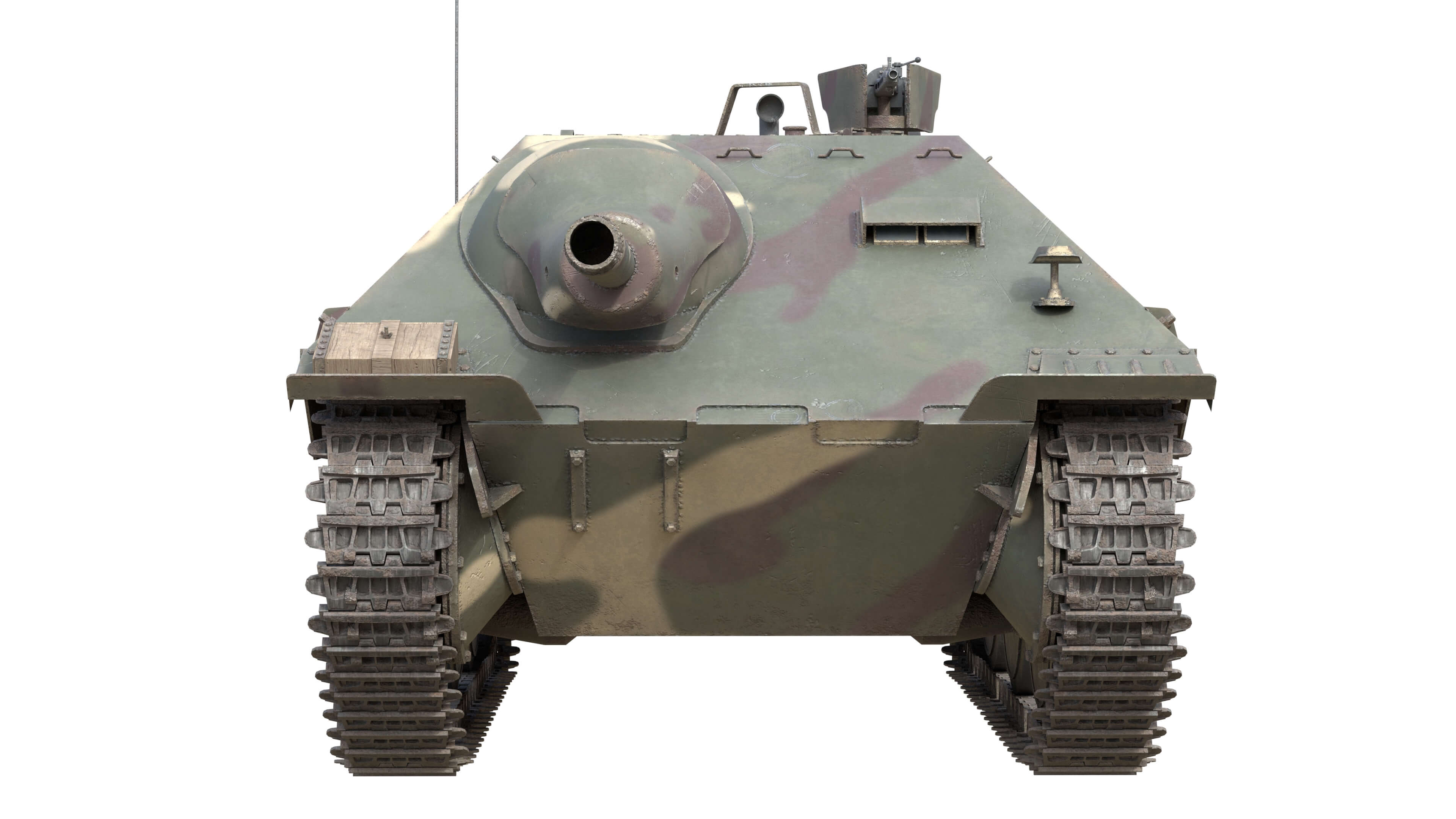 Hetzer Jagdpanzer 38 Light Tank Destroyer - 3D Model by 3dstudio