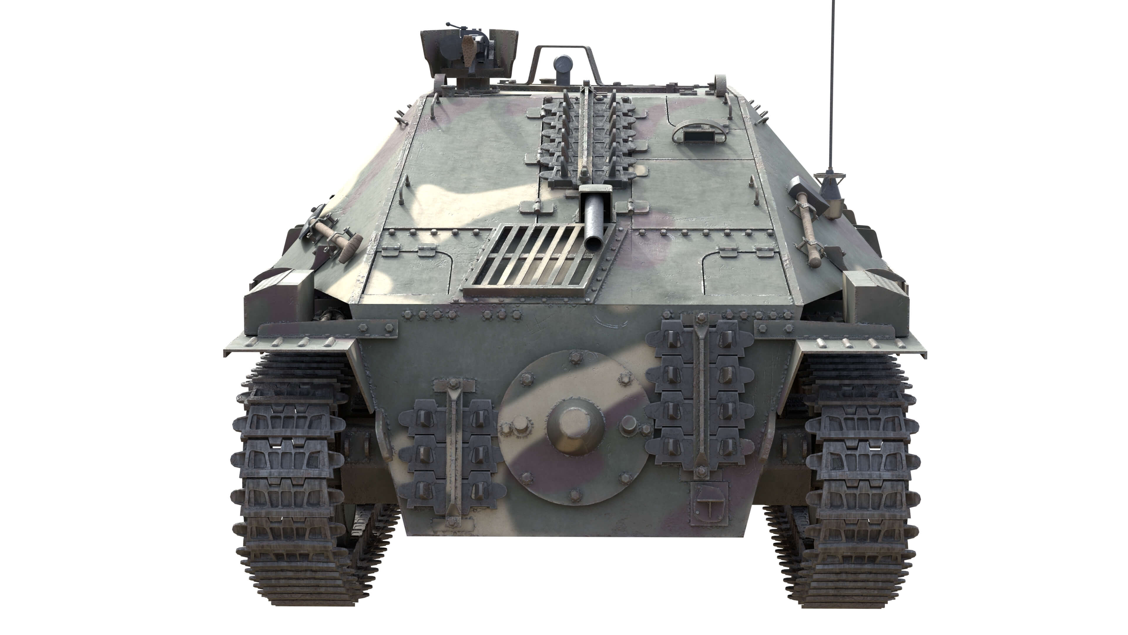Hetzer Jagdpanzer 38 Light Tank Destroyer - 3D Model by 3dstudio
