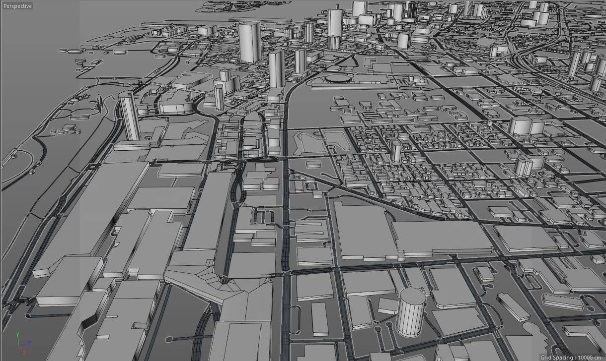 Honolulu Hawaii - 3D Model by 3dstudio